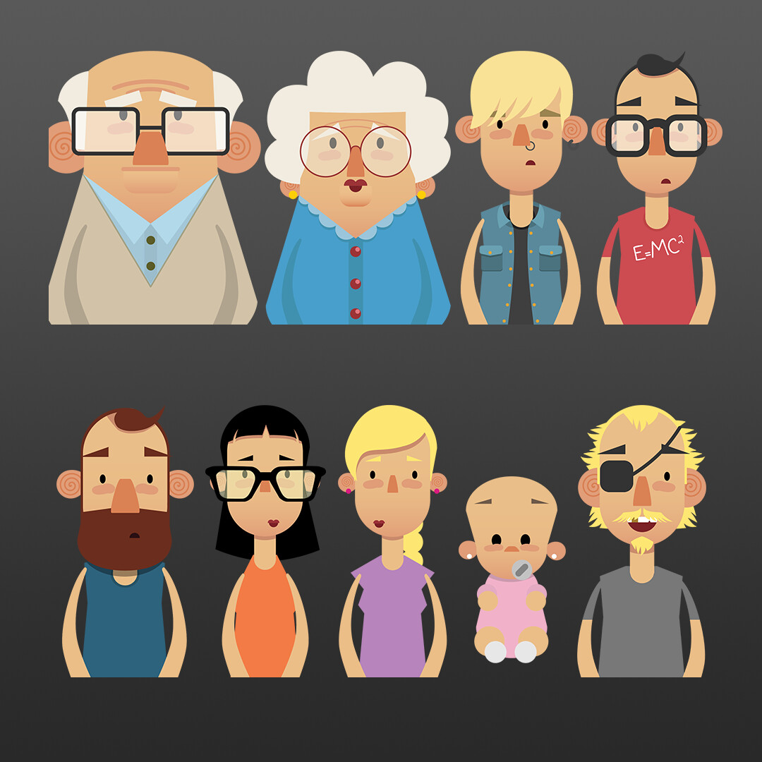 ArtStation - MDCE - Characters Design