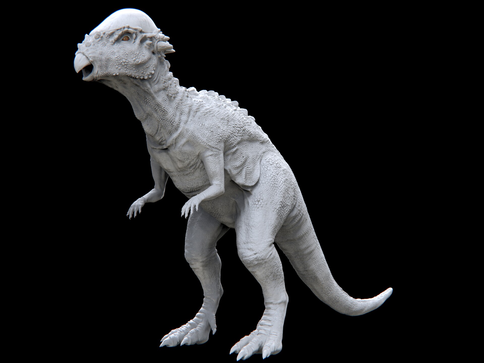 ArtStation - Pachycephalosaurus - "The Thick-headed Lizard"