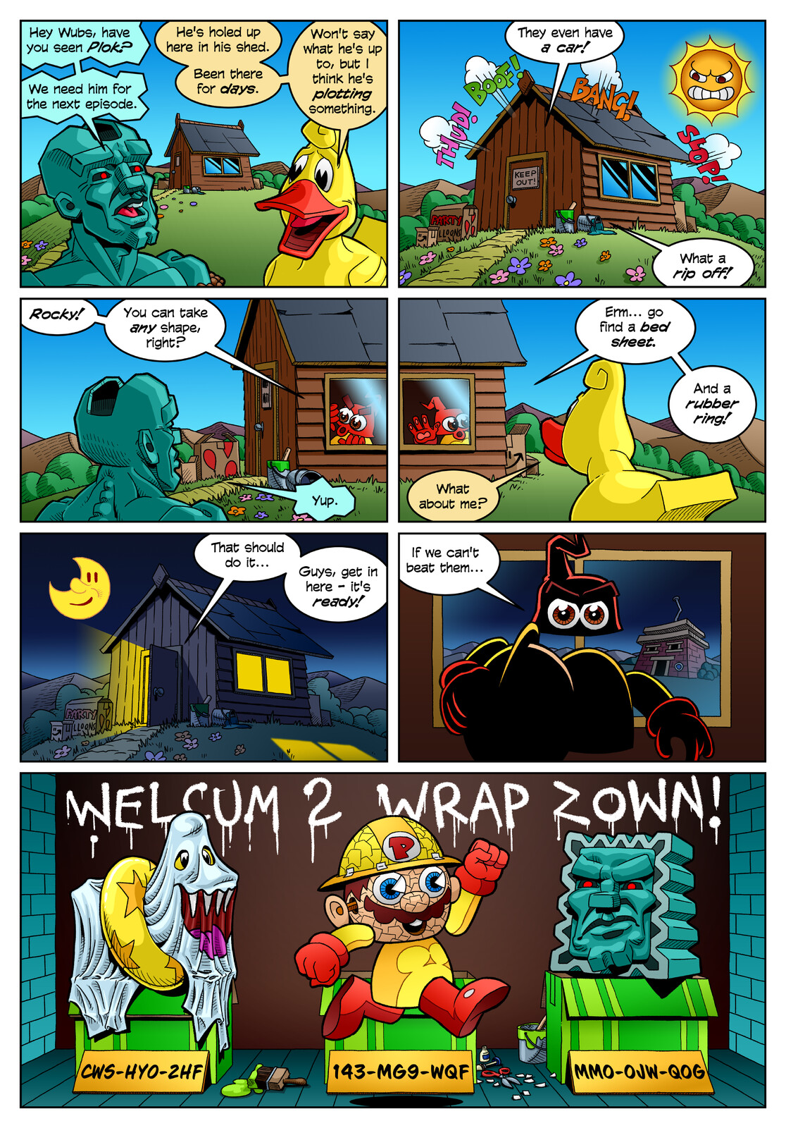 Ste Pickford - Comics - Plok