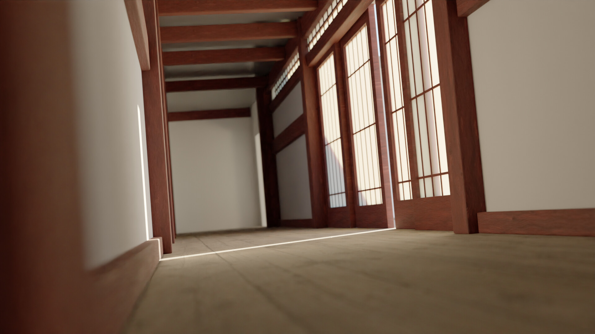 ArtStation - Japanese corridor