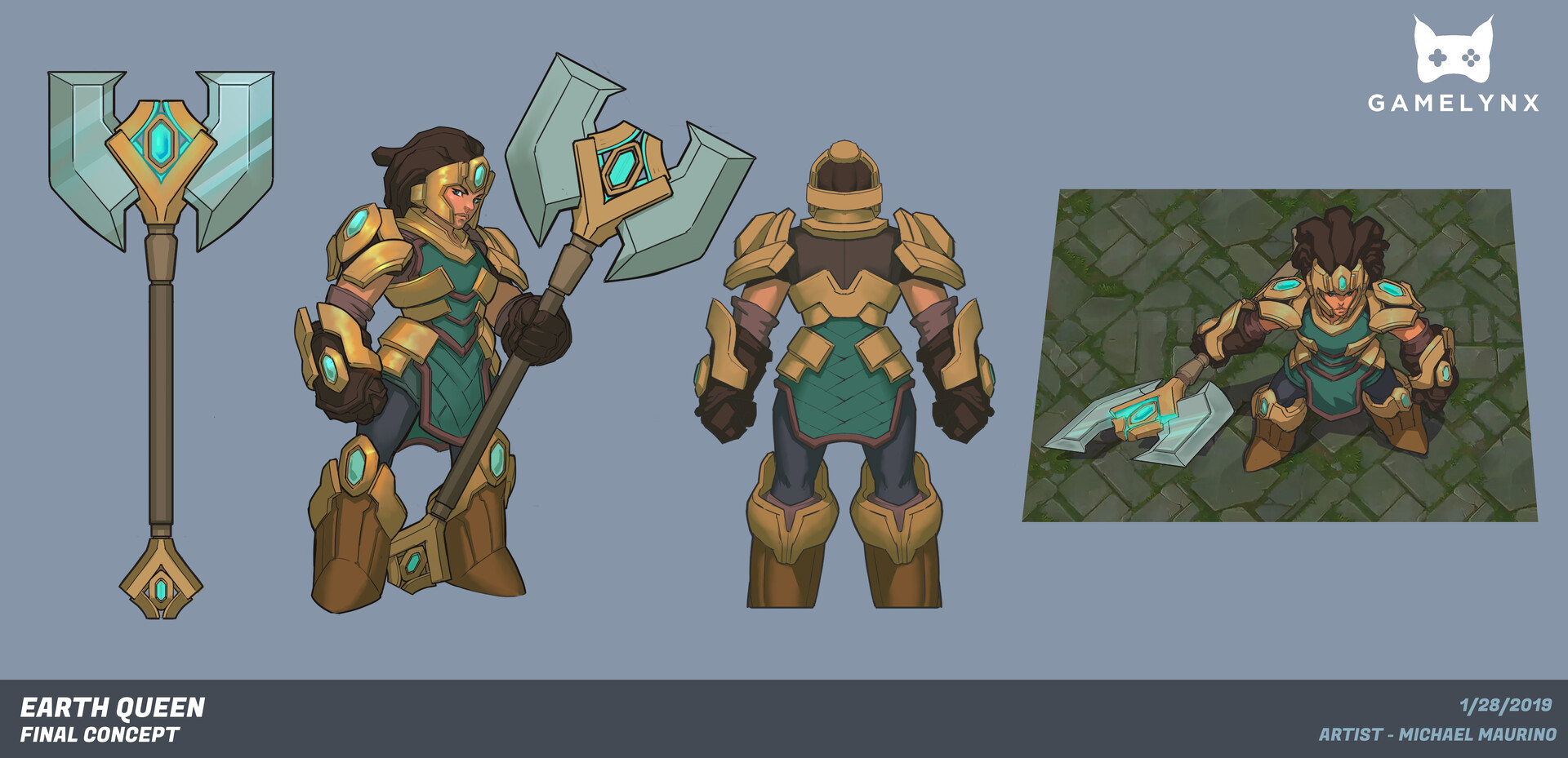 ArtStation - Earth Queen - Canceled Mobile Project Character