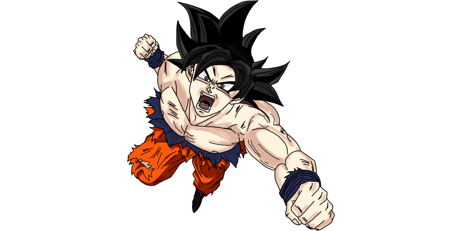 Animation Station - Goku Ultra Instinct Attack Concept Art