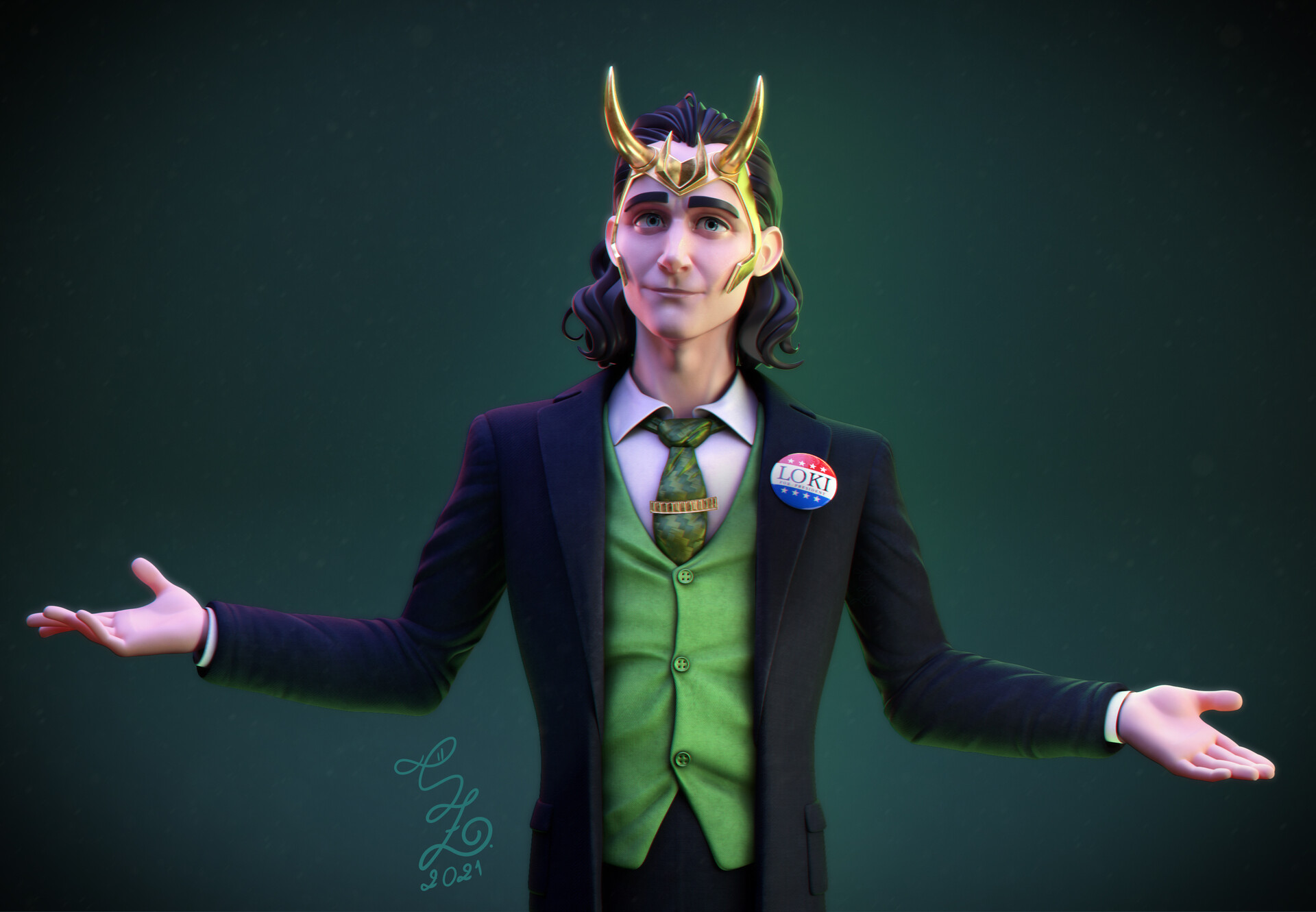 ArtStation - Loki for President!