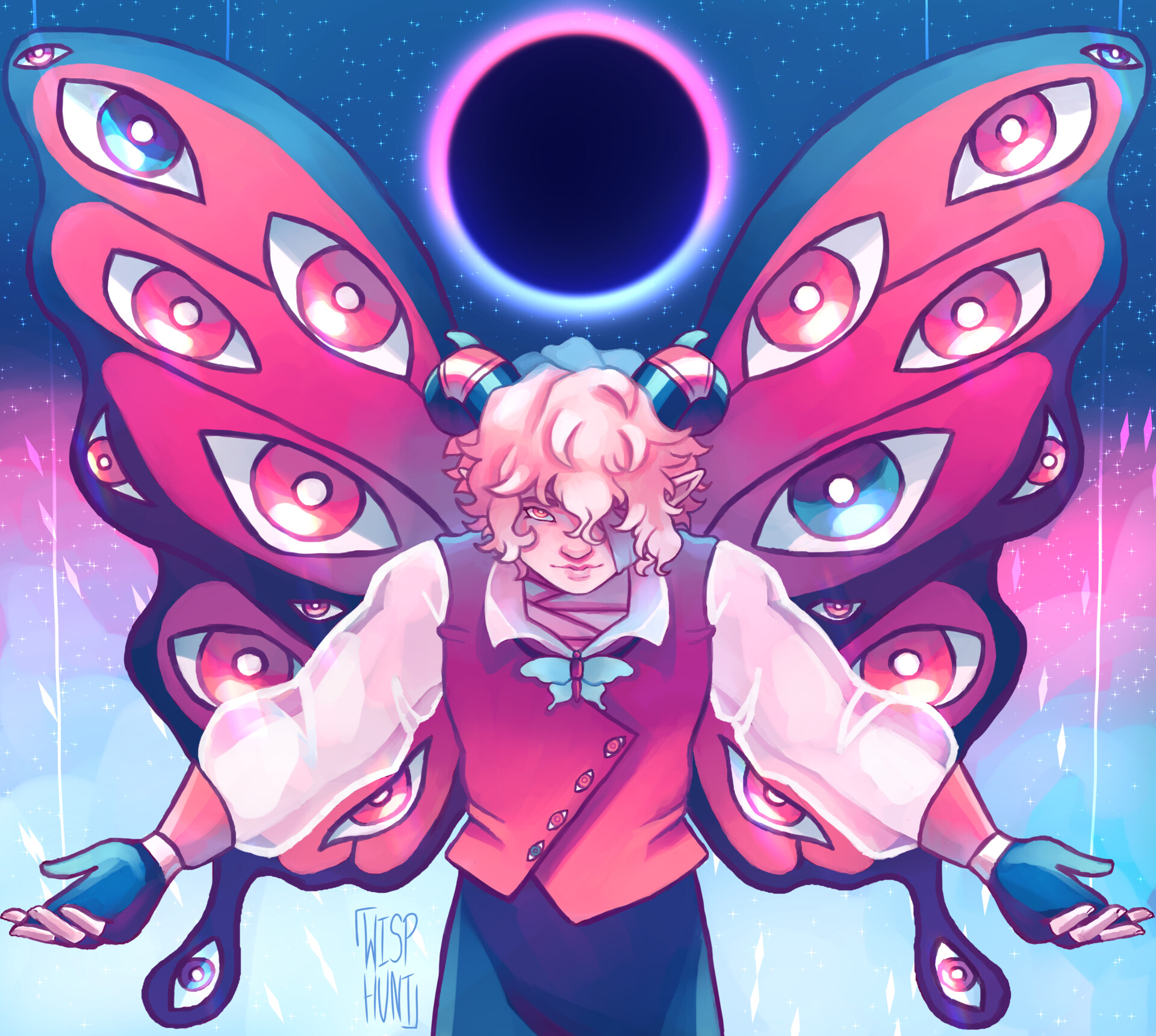 ArtStation - Artemis with eye wings