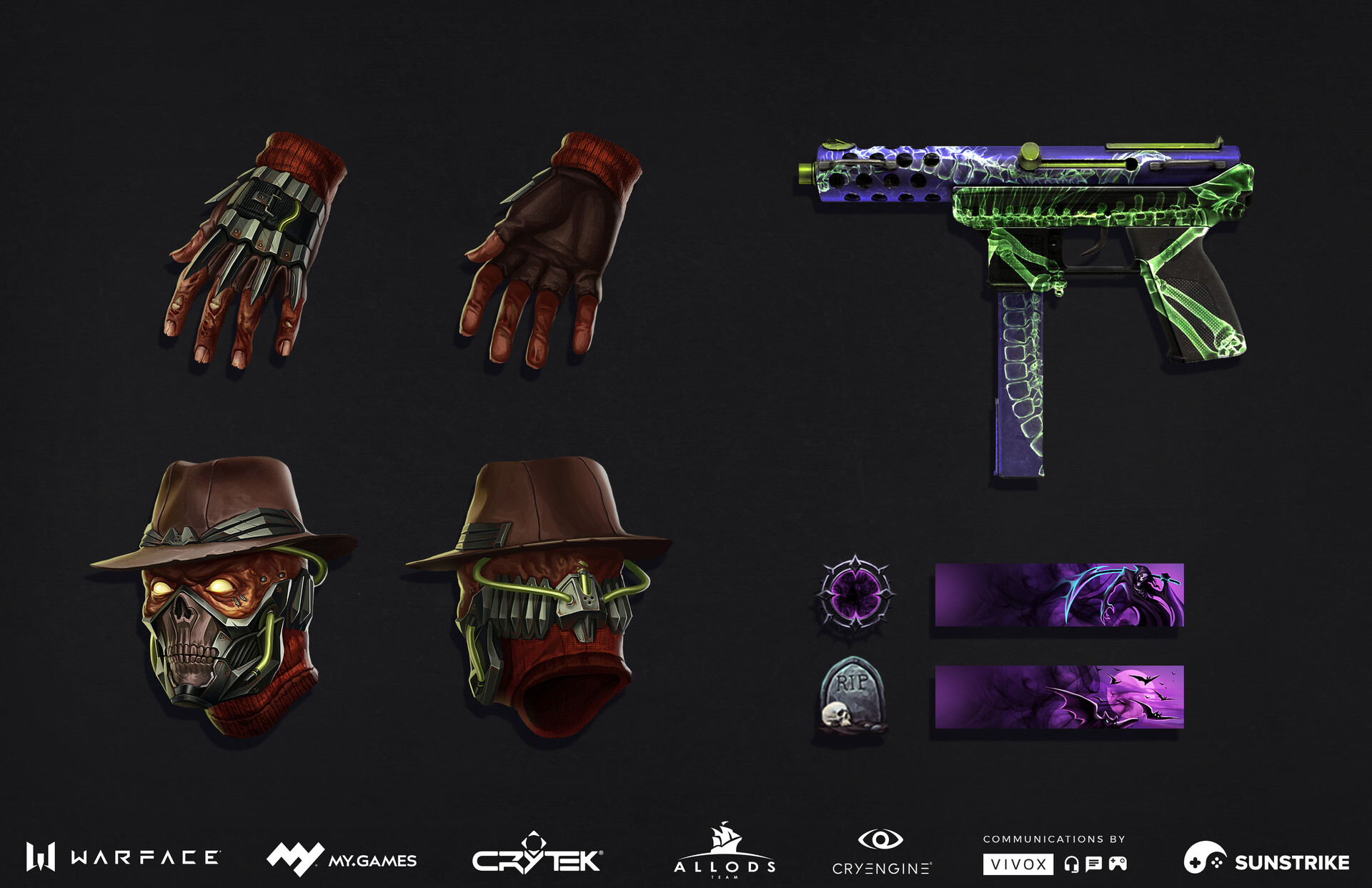 SunStrike Studios - Skins and achievements