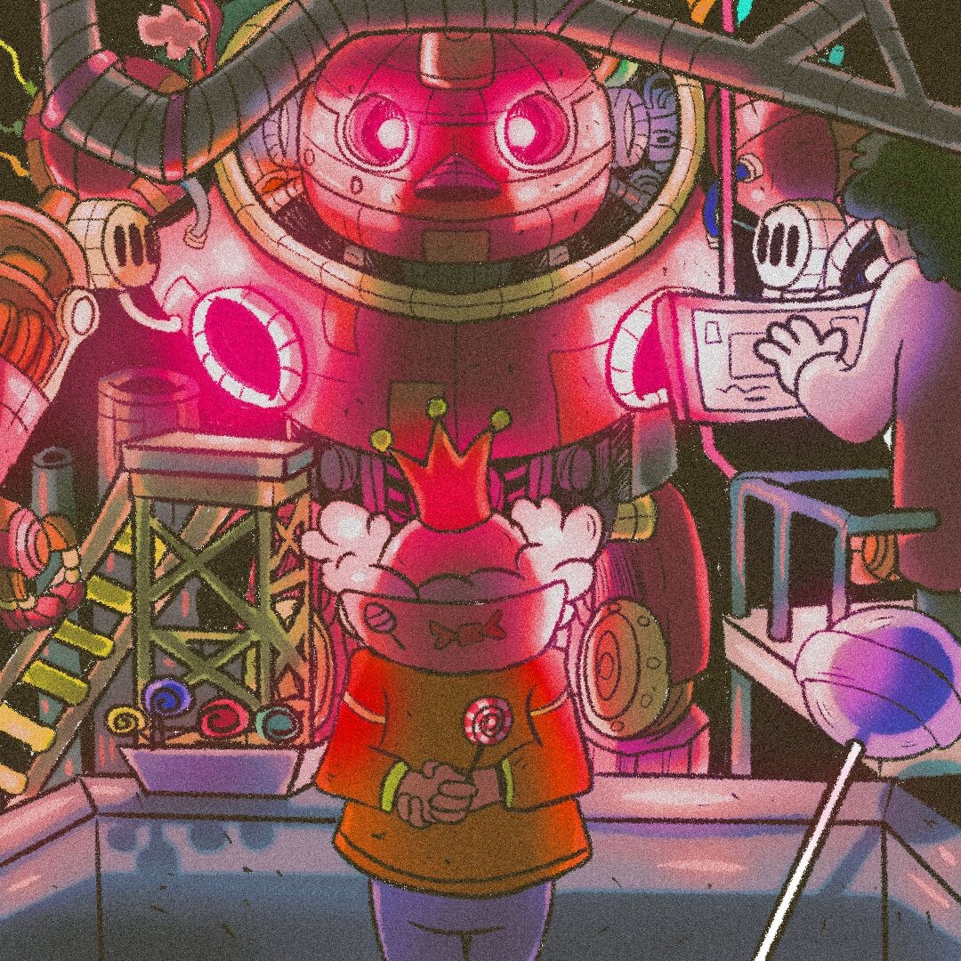 ArtStation - CANDY KINGS SWEET MECHA..