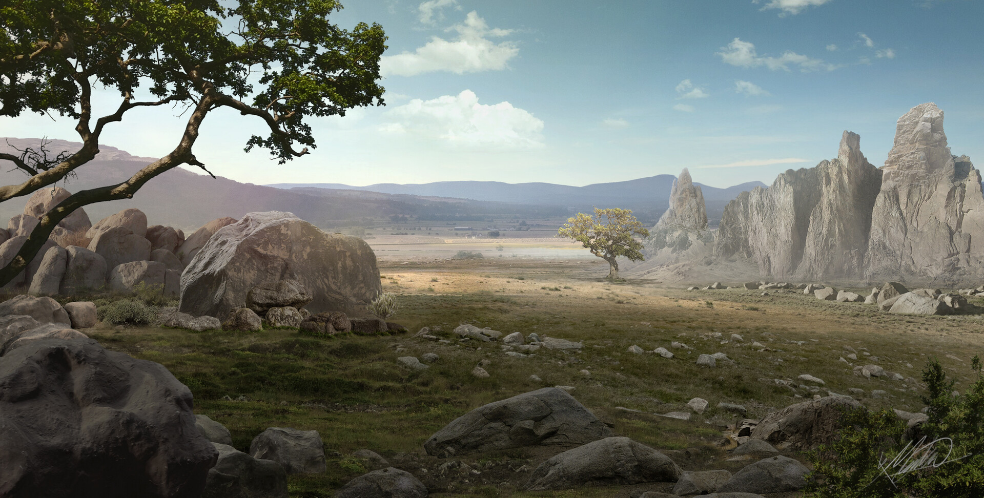 ArtStation - matte painting