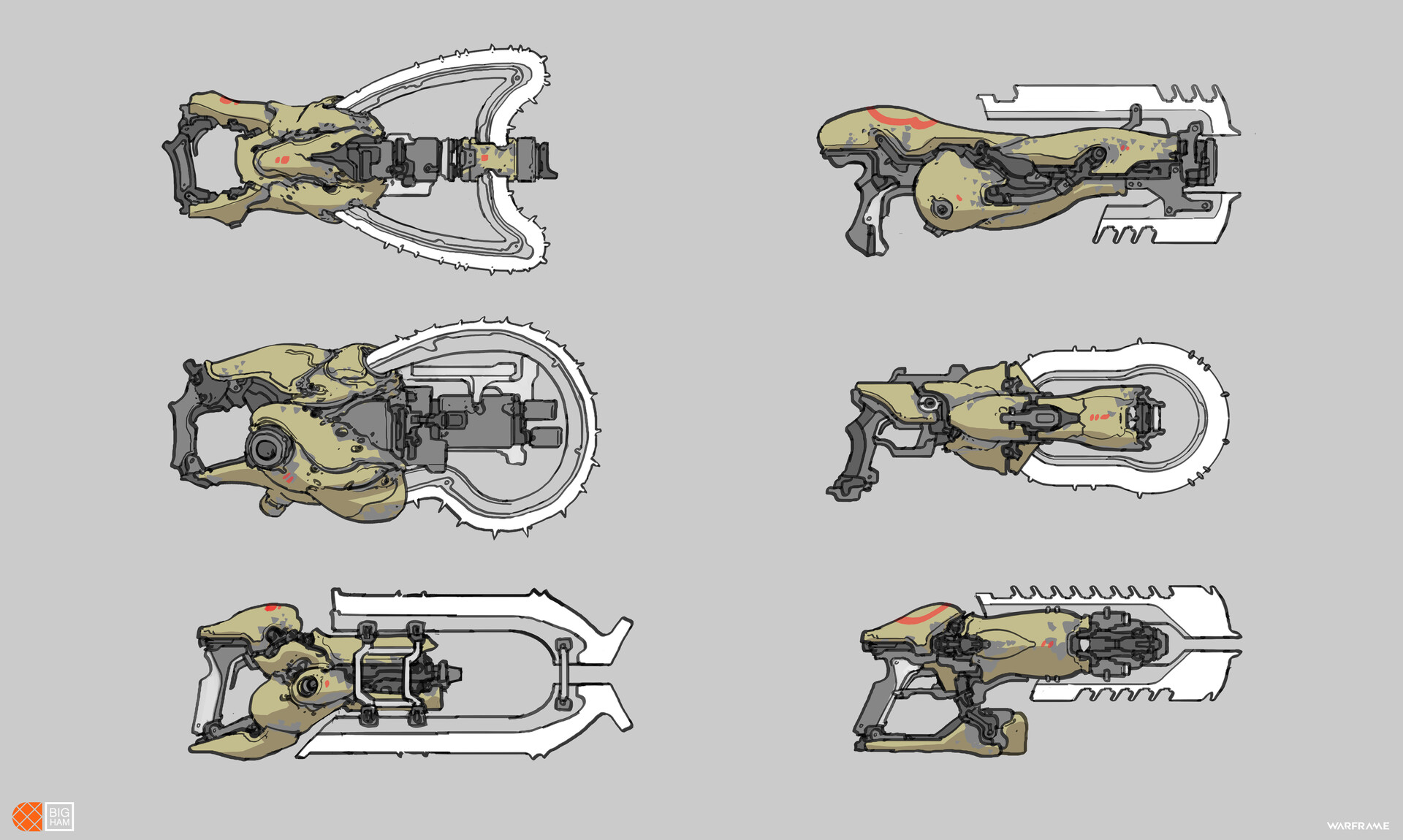 Sean Bigham - Warframe: Grineer Vastilok Gunblade