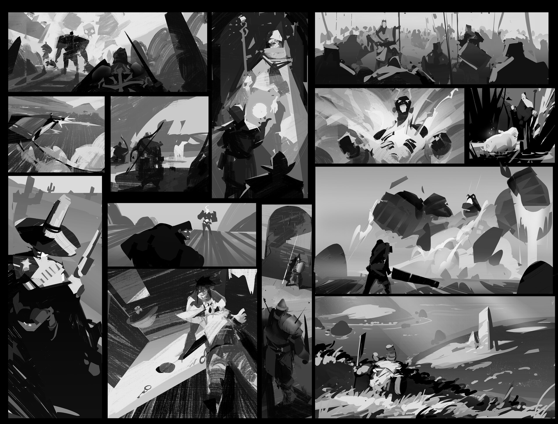 ArtStation - Environment Story Sketches