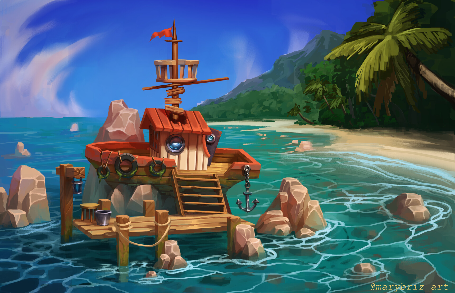 ArtStation - Ocean house