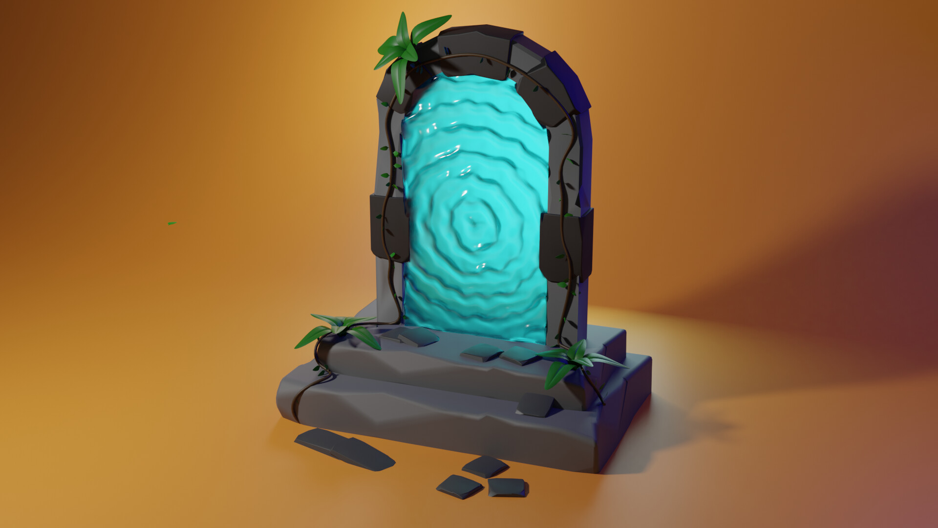 ArtStation - Low Poly Portal