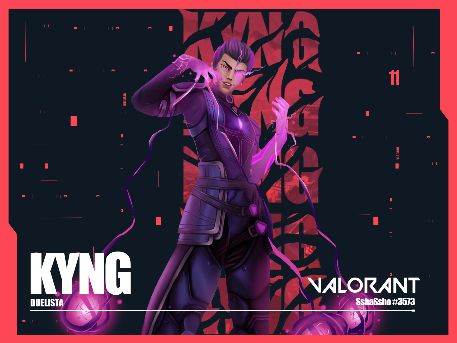 ArtStation - fan art de reyna - valorant