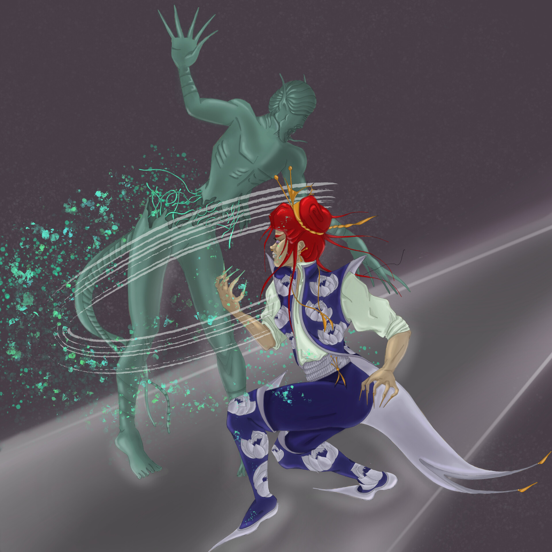 ArtStation - Killing A Monster