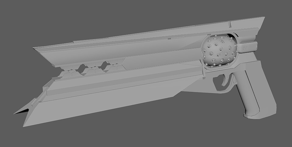 Bre Murphy - Destiny2 Sunshot Hard Surface Replica