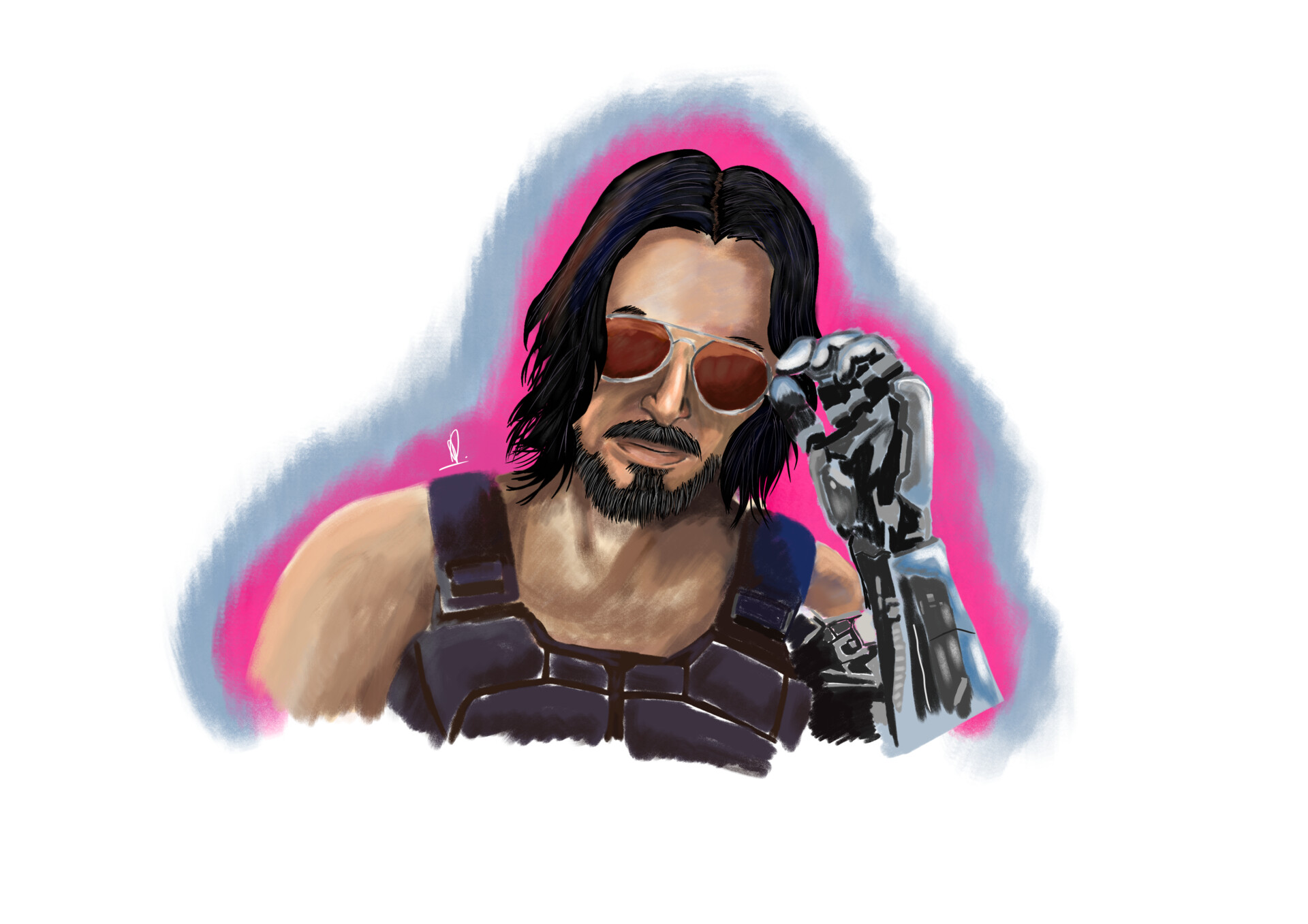 ArtStation - Johnny Silverhand Fanart