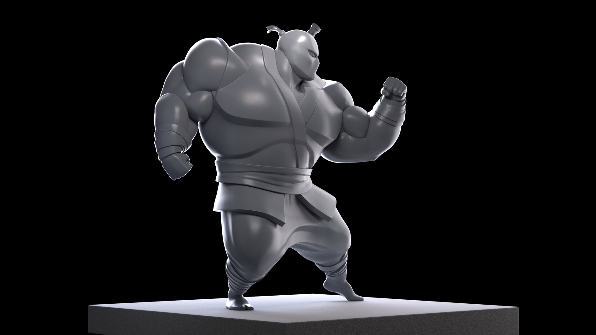 Jacob Regan Art - 400lb Ninja Statue