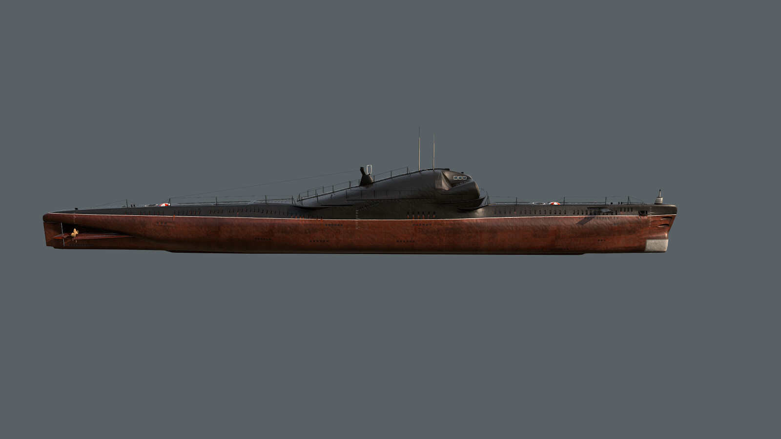 Tim Samedov - Project 665 Whiskey Long Bin submarine 3d model