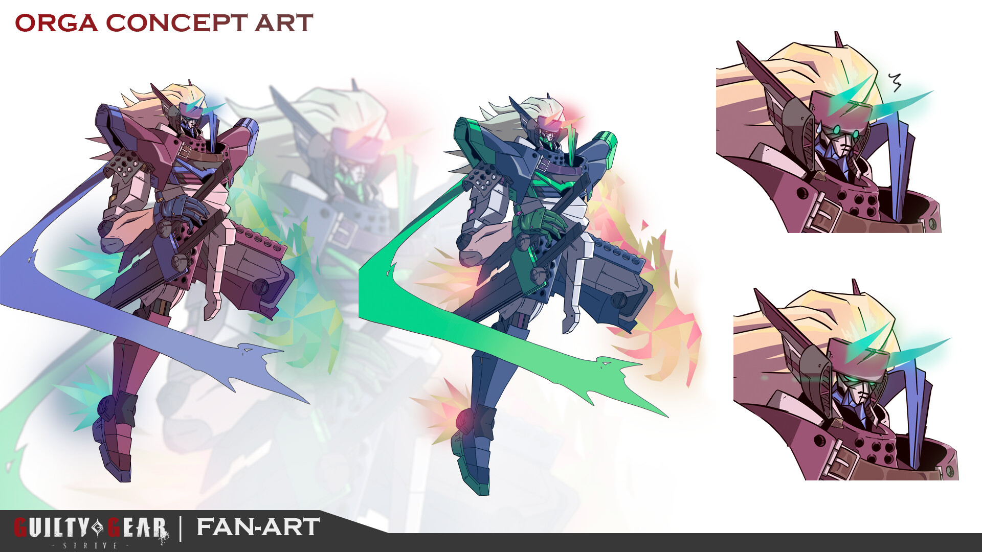 ArtStation - Guilty Gear Strive | Character concept Orga | Fan-art