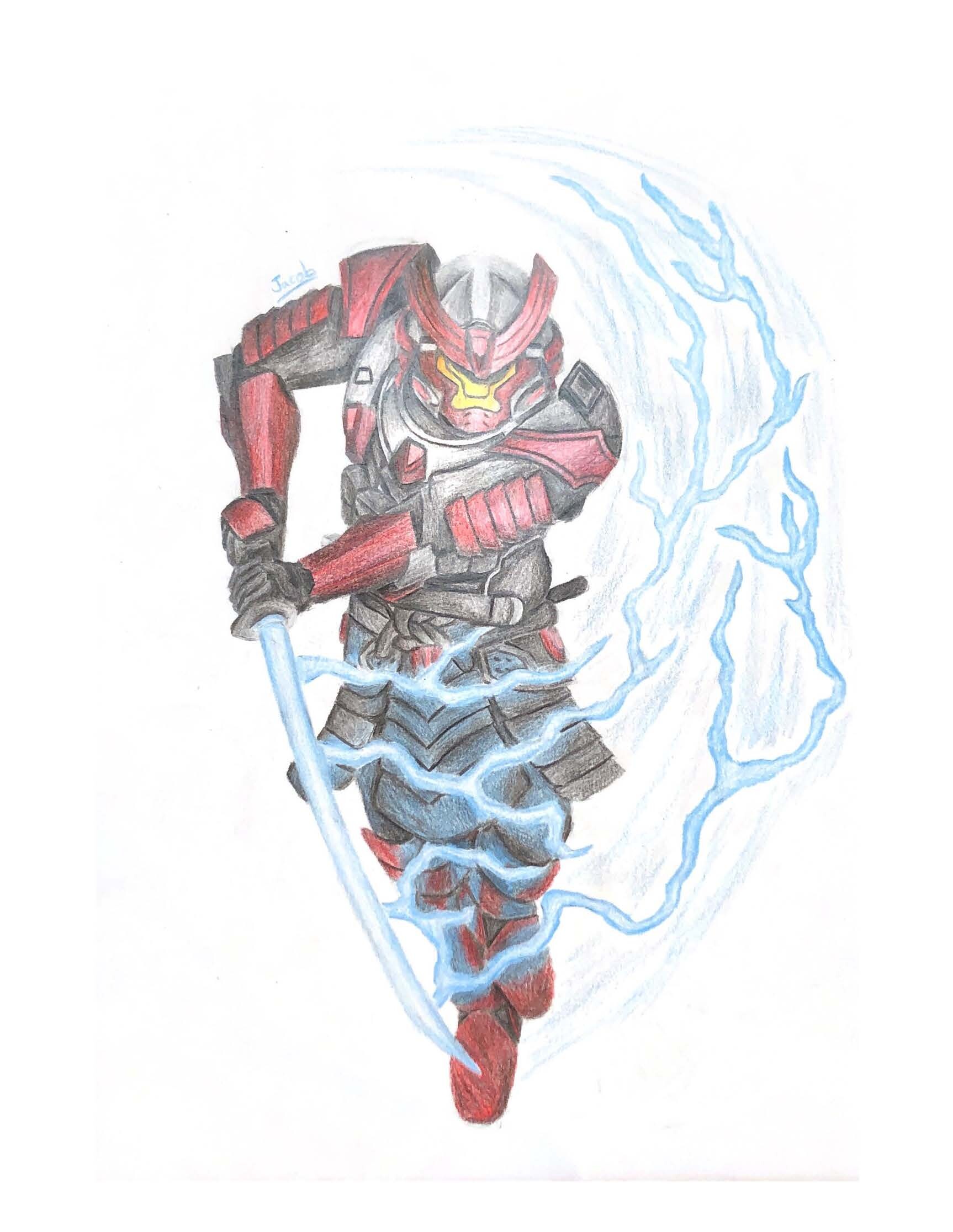 ArtStation - Spartan Samurai Fanart