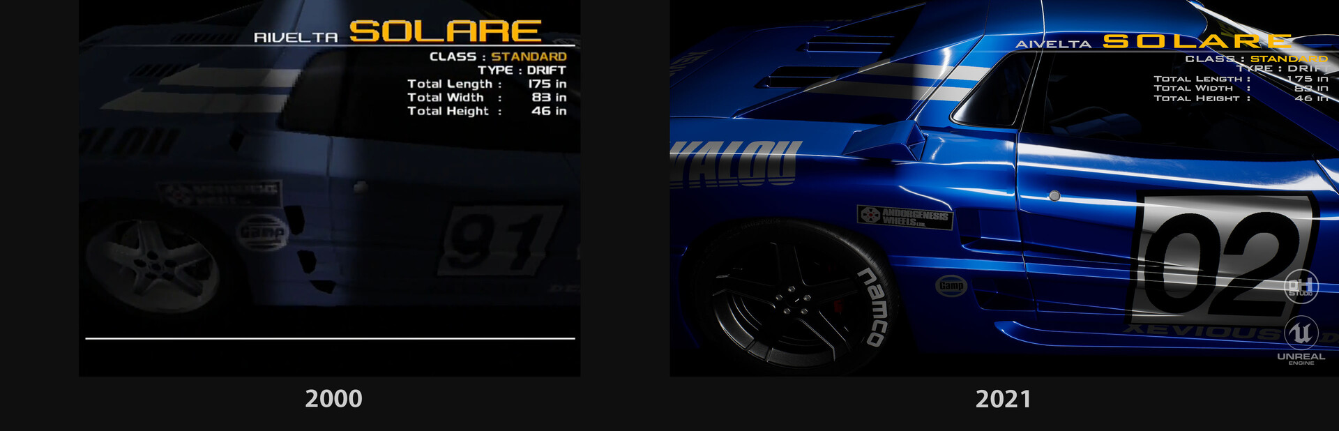 David Hung - RIDGE RACER V : Remake | Rivelta Solare | Unreal Engine 5 ...