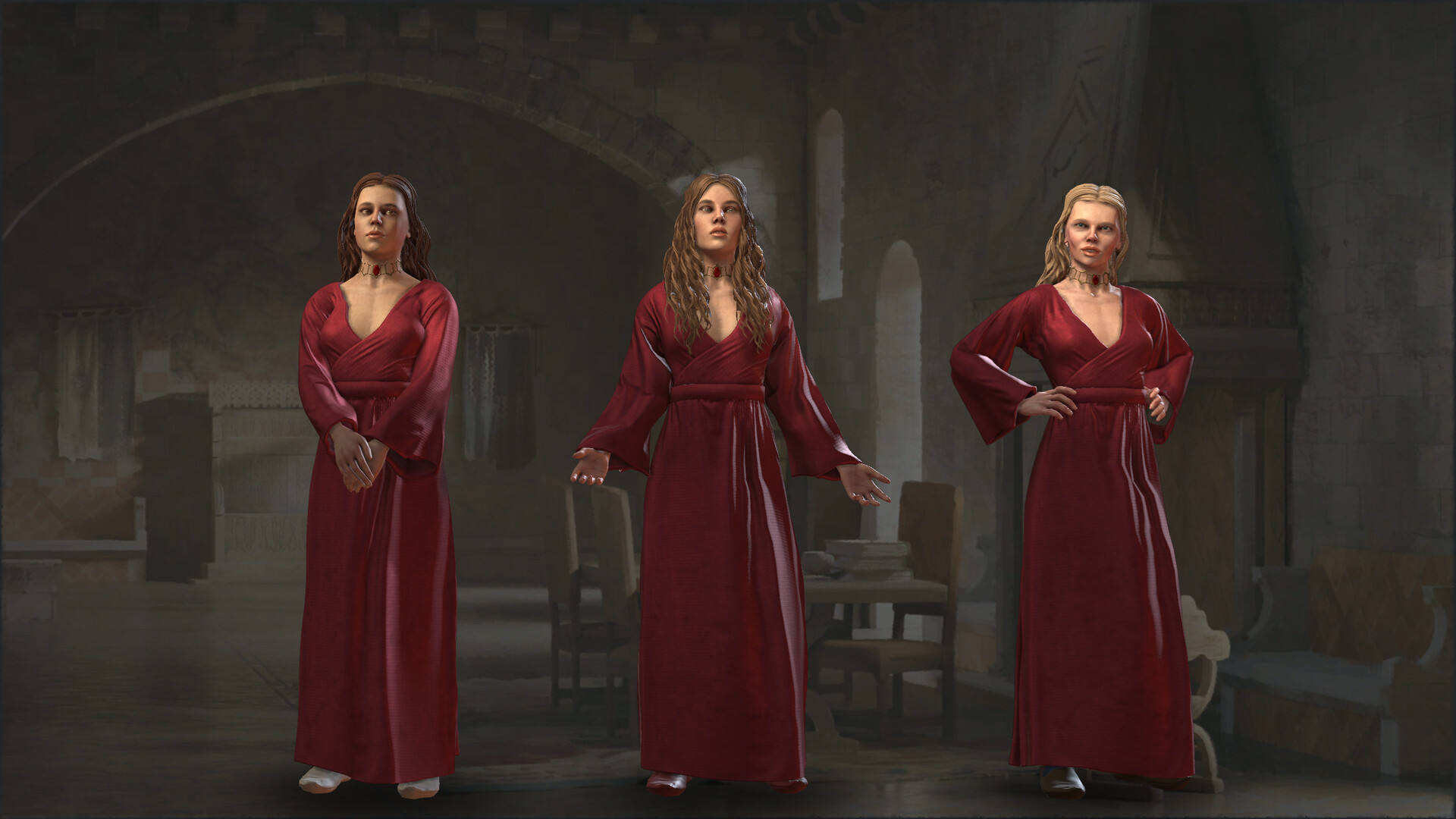 ArtStation - Red Priestess of R'hllor robes