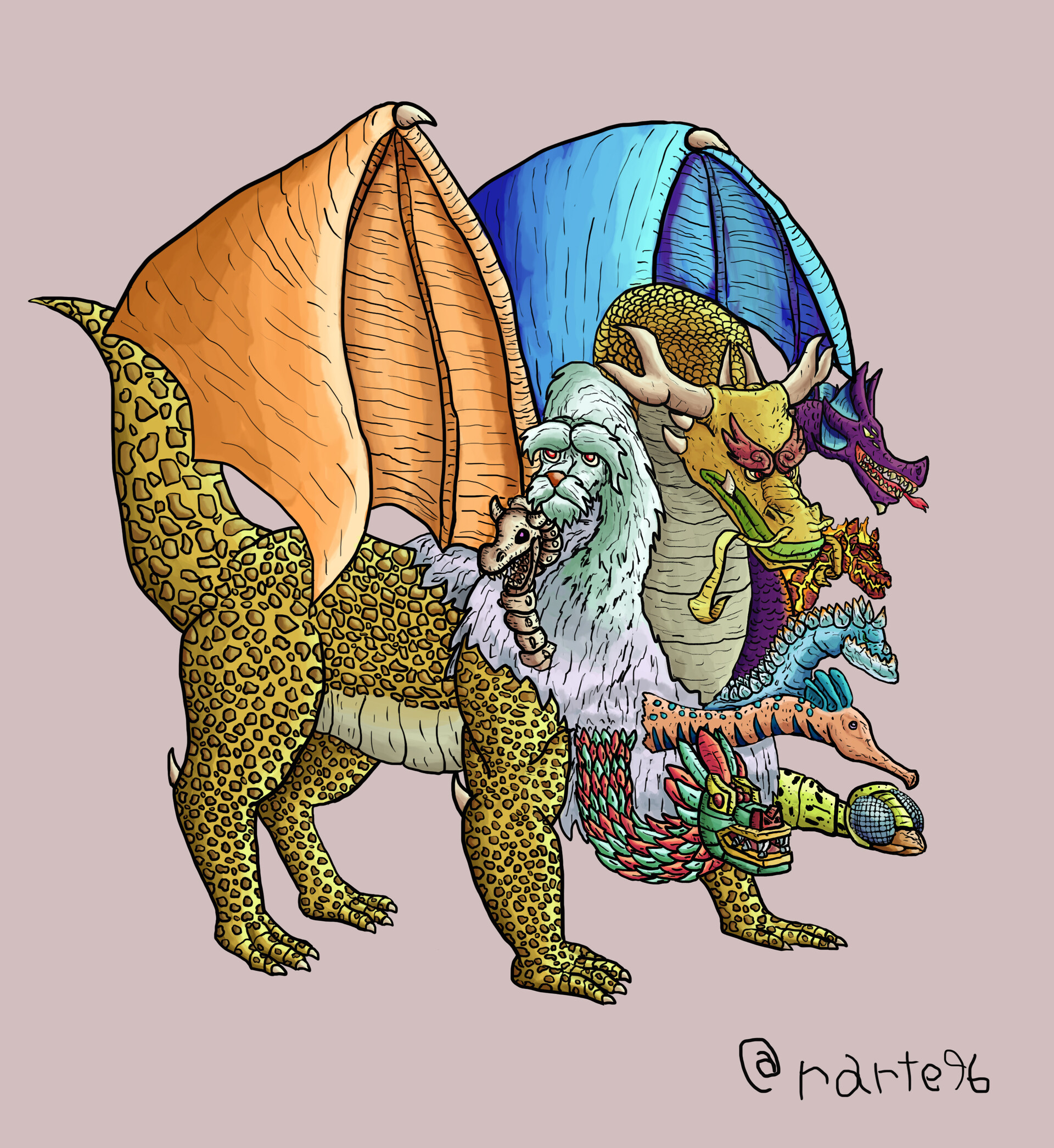 ArtStation - Dragon God