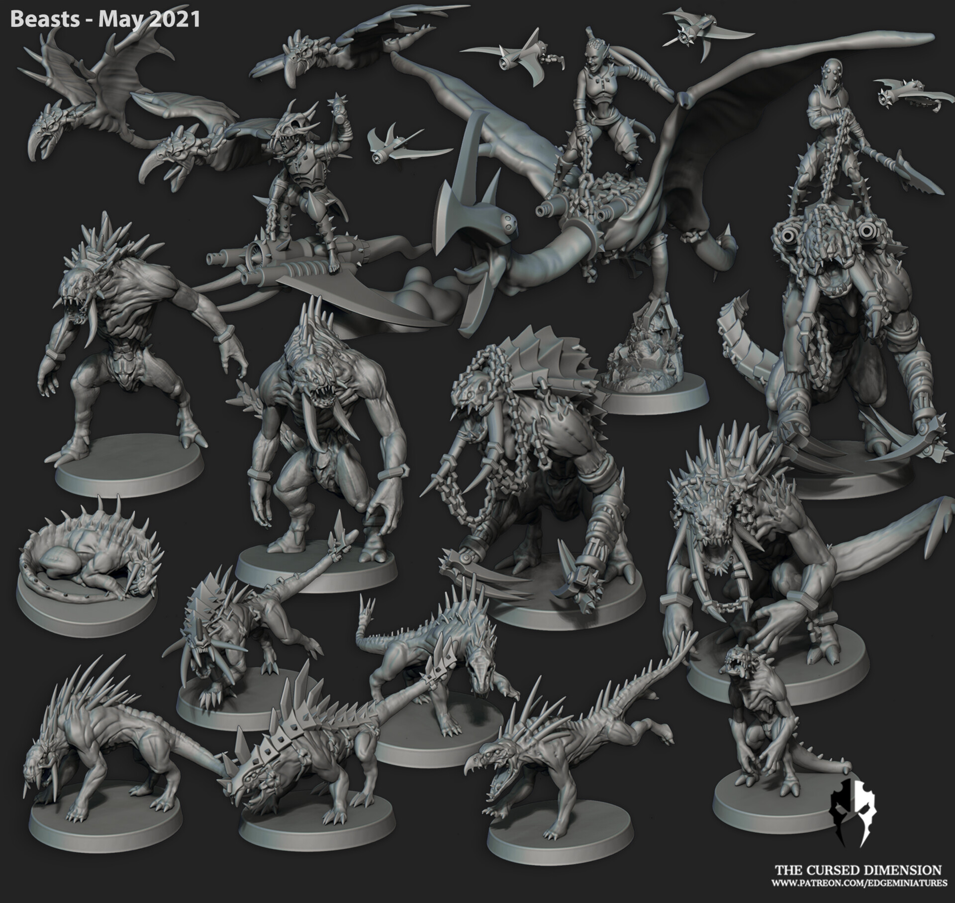 ArtStation - Beasts! - Cursed Elves