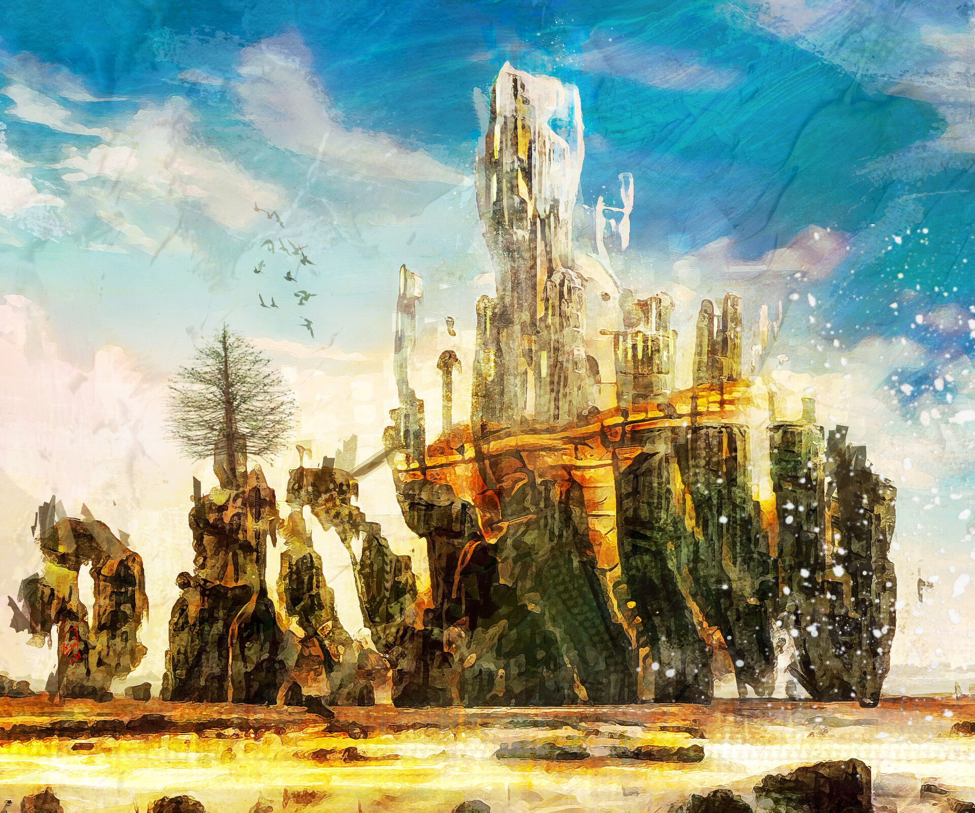 ArtStation - Fractured Keep