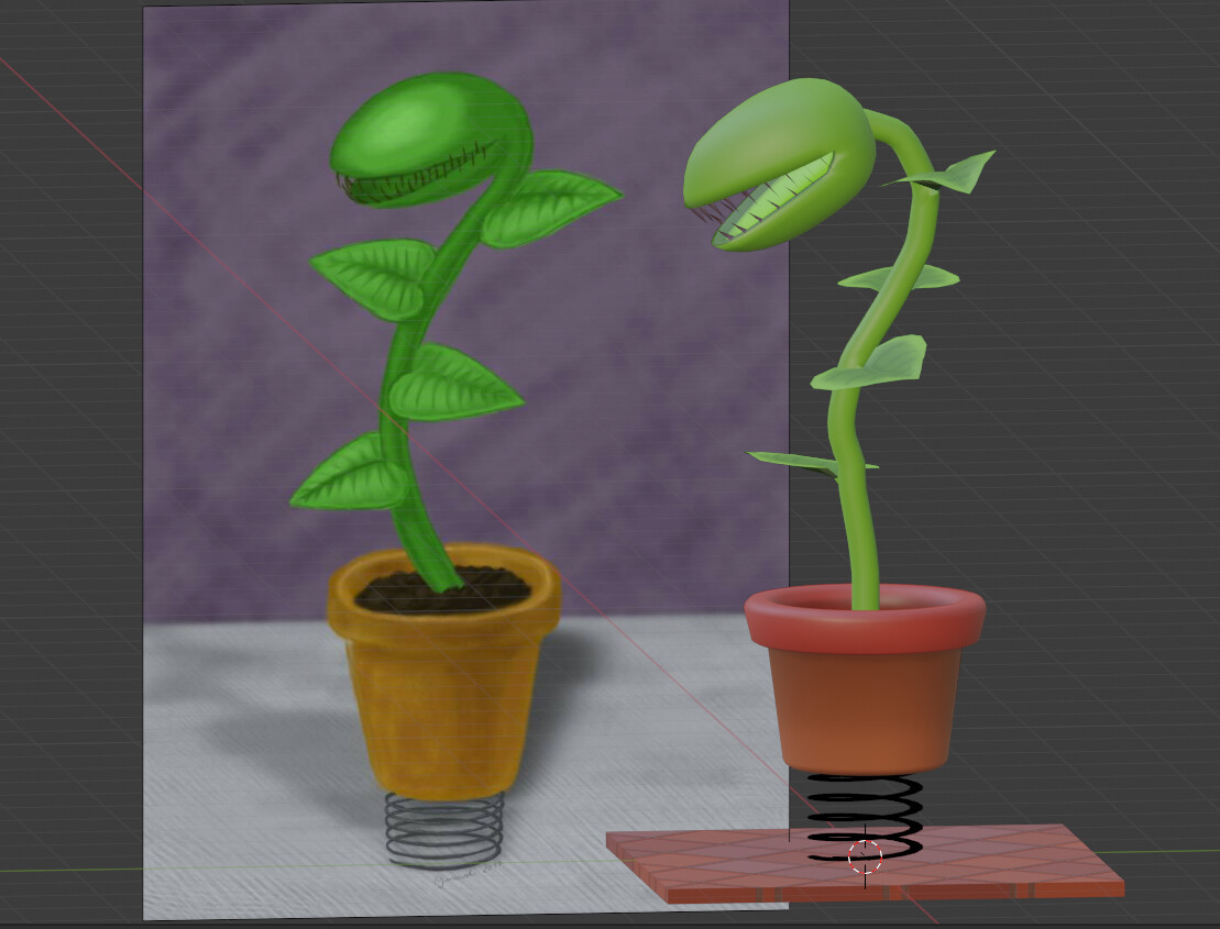 ArtStation - Carnivorous plant - Animated