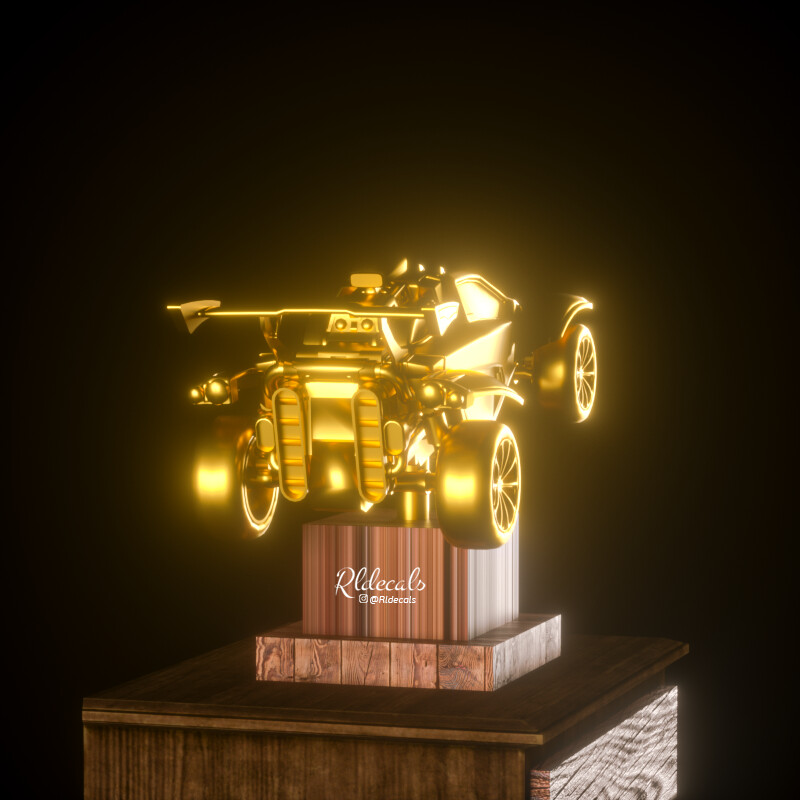 Younes A. - RLCS X golden Trophy - Rocket league