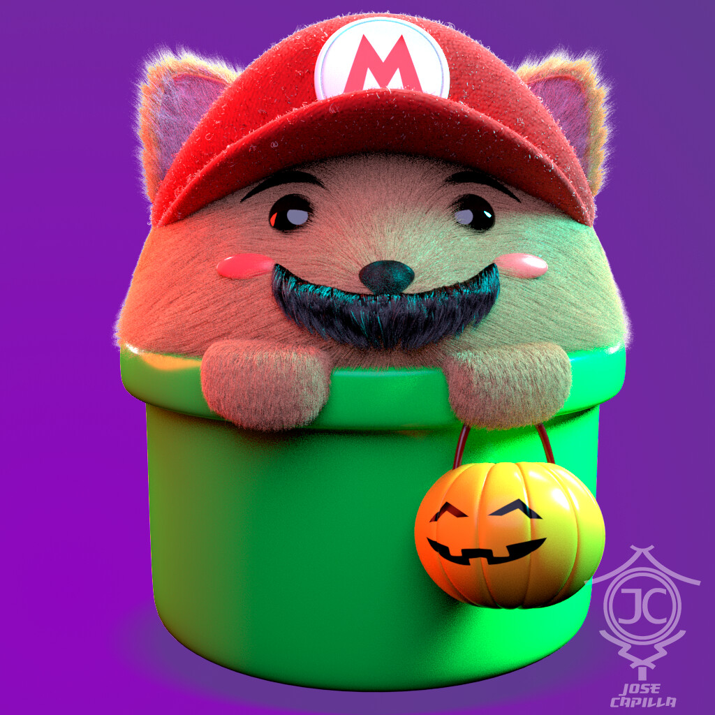 ArtStation - Hamster Halloween