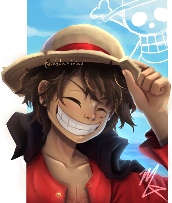 Marv - Monkey D Luffy (fanart)