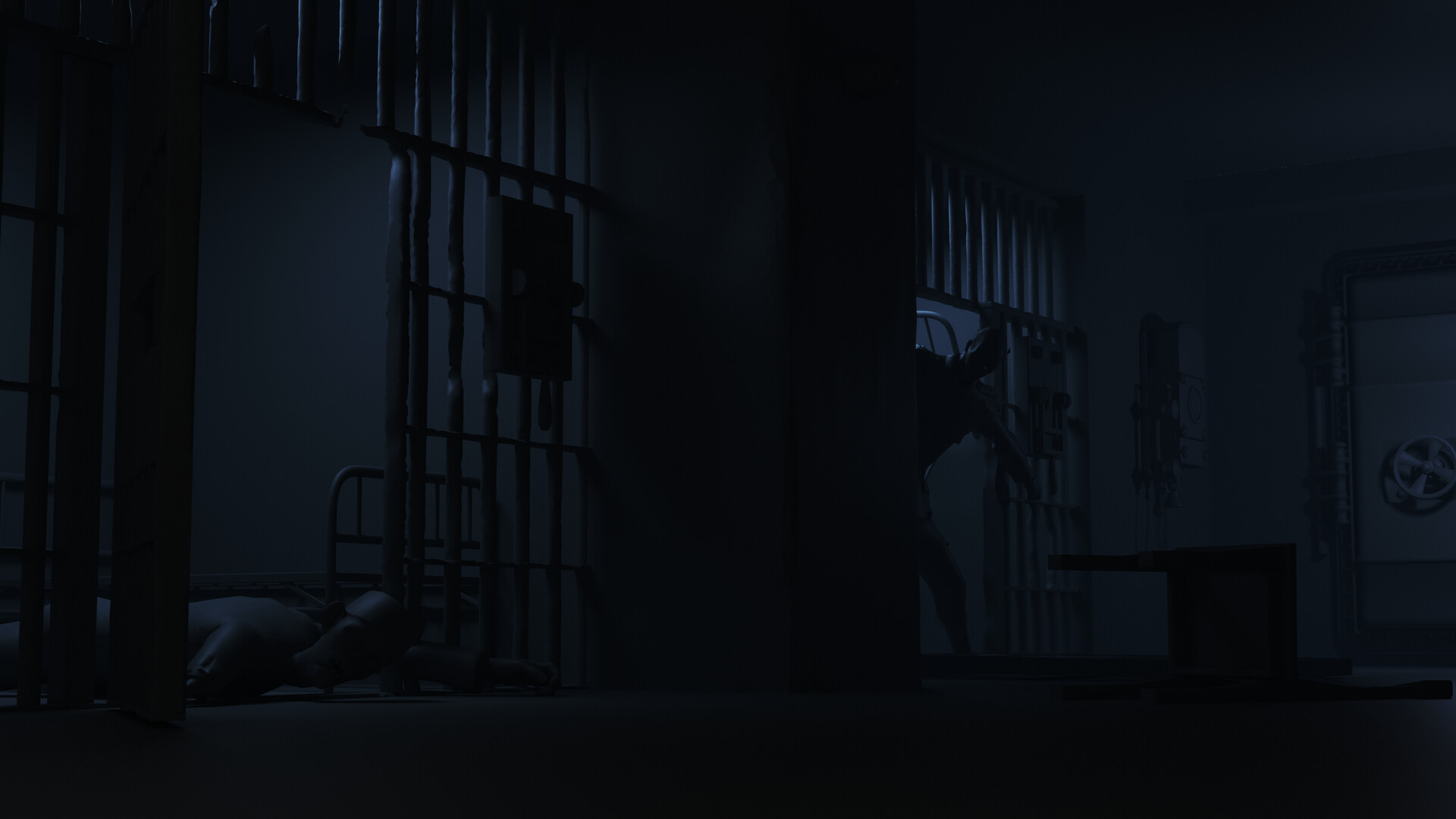 Hickens - Horror Prison Render