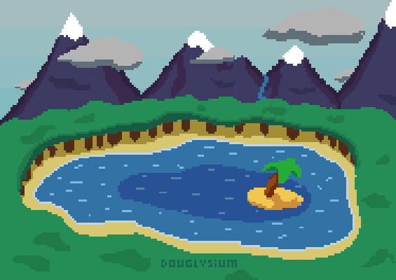 ArtStation - Lake / Lago / 湖