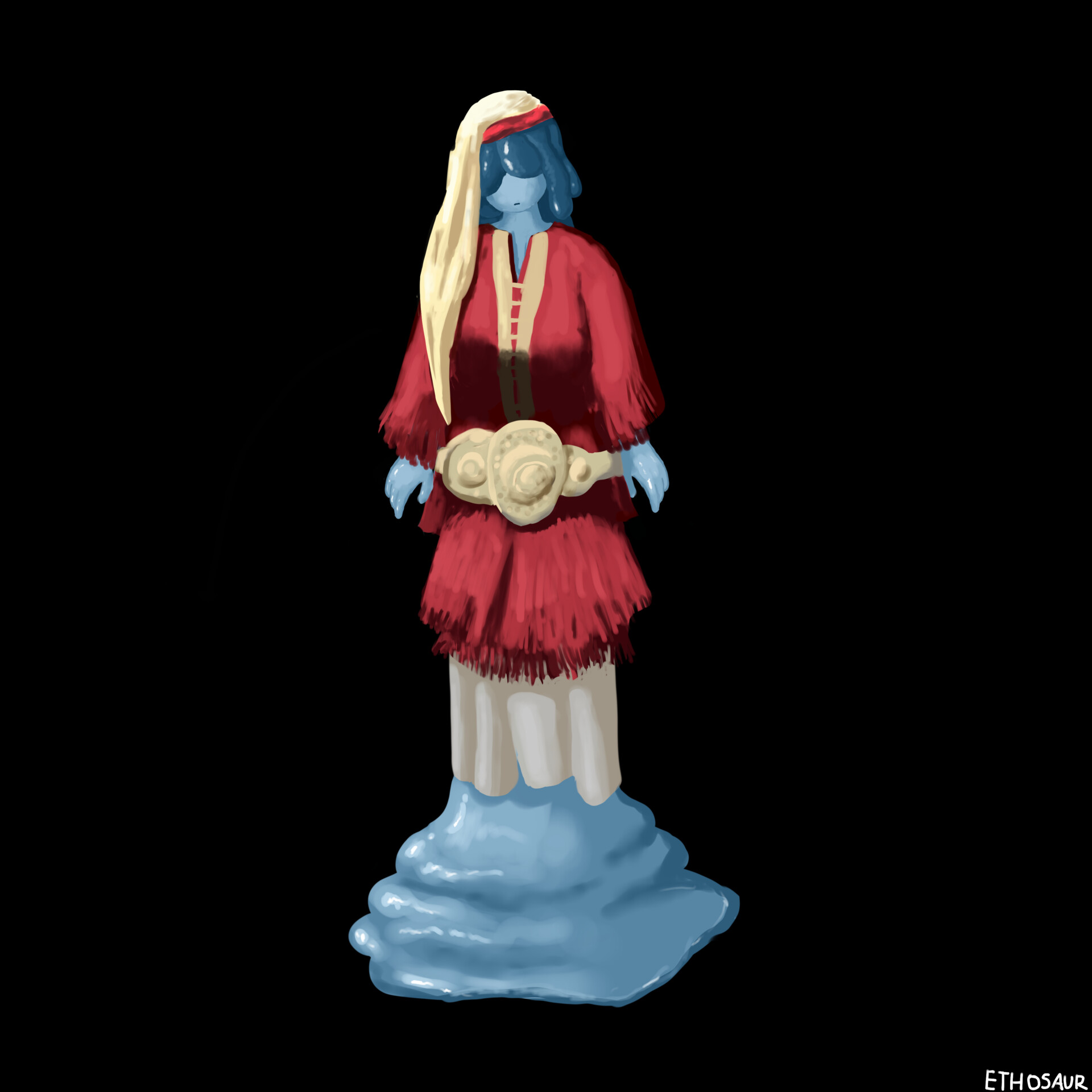 ArtStation - A Slime a day #47 "Merchant slime"