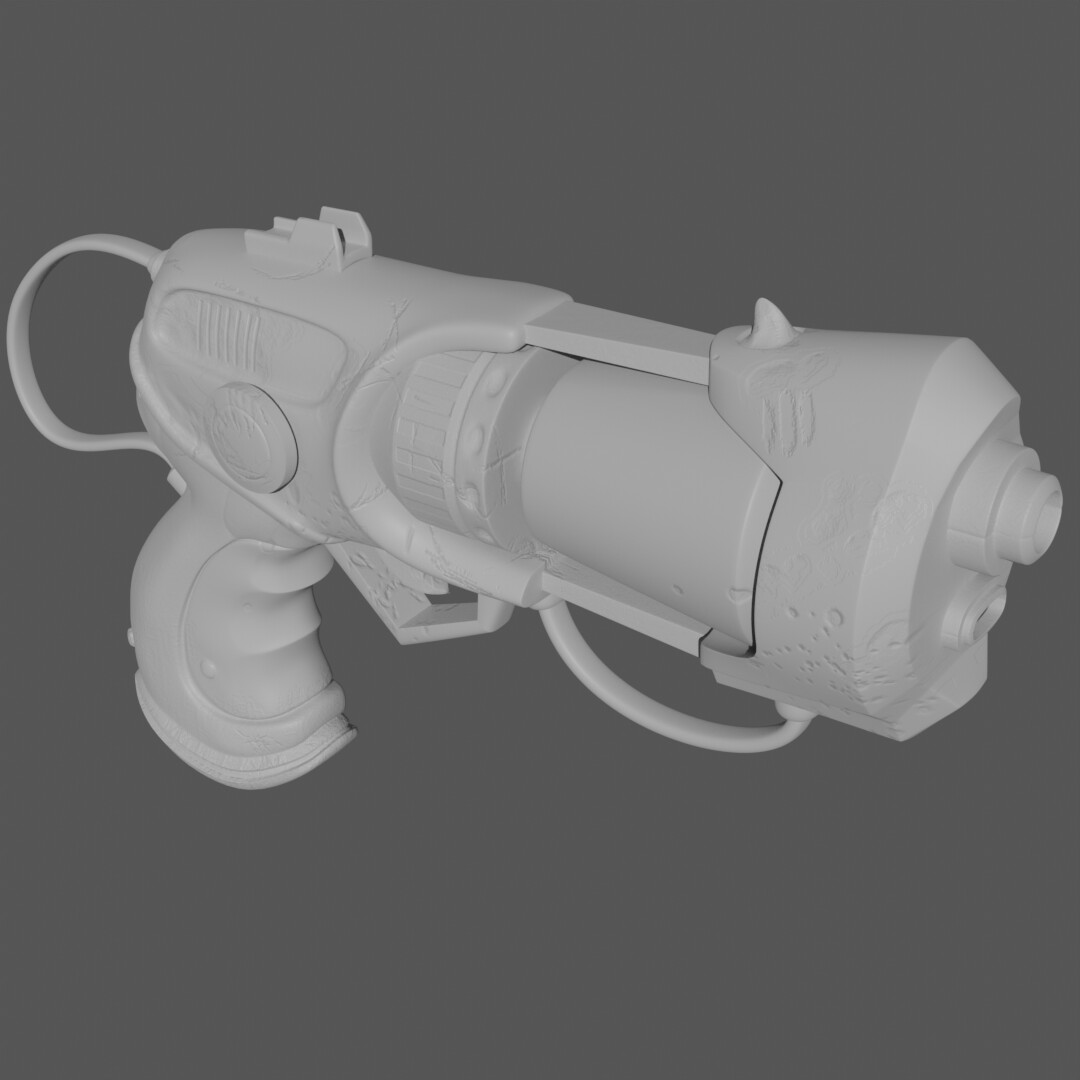 ArtStation - Laser Weapon GUN