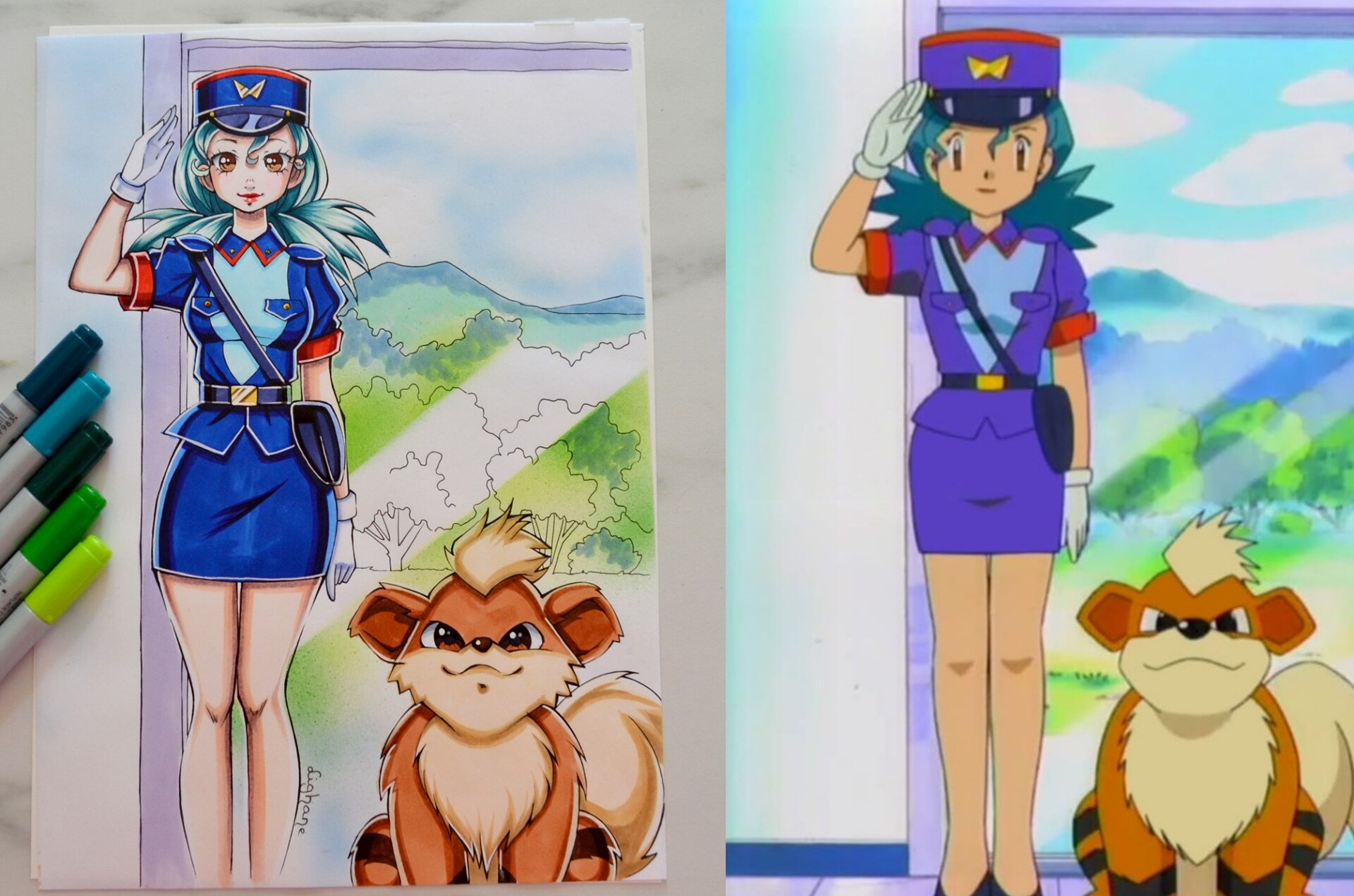 Lighane's Artblog - Pokemon Screencaps Reimagined