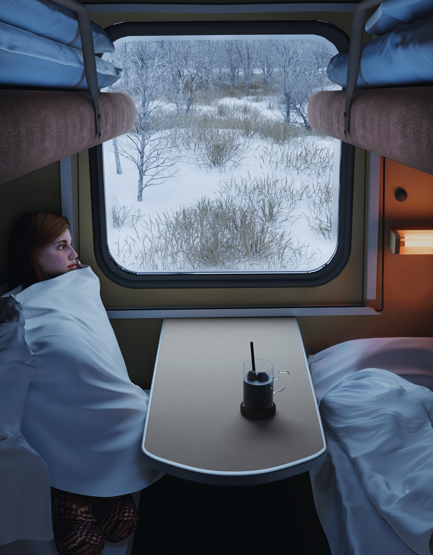 ArtStation - Life on train