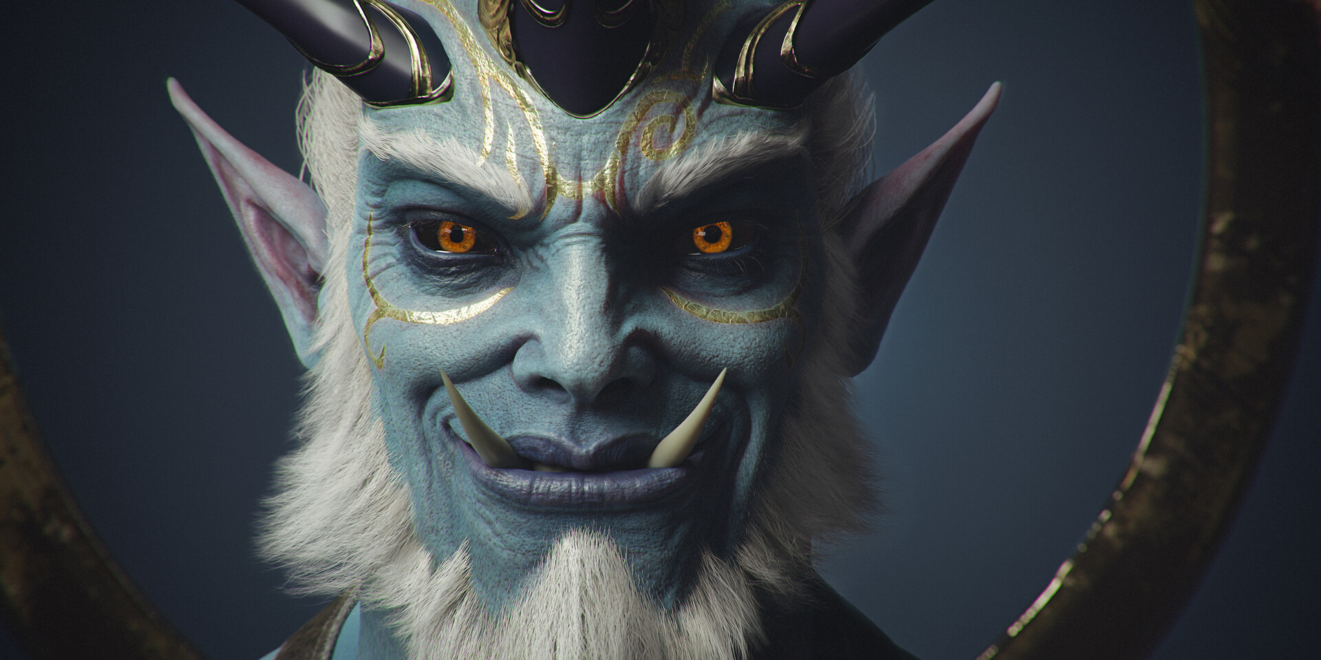 Alfonsus Marianus - FUJIN - FanArt for Age of Pantheons - WIP