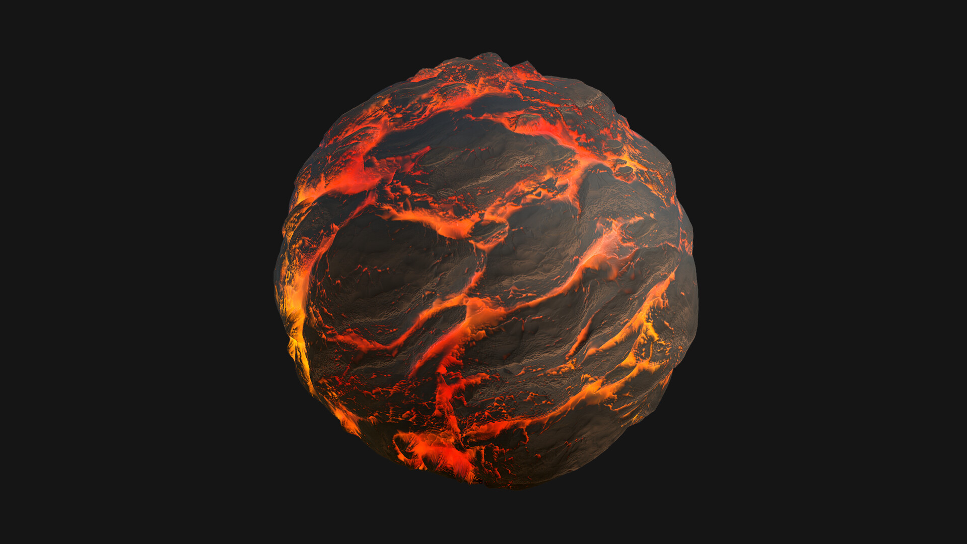 ArtStation - Stylized Lava6 PBR Texture