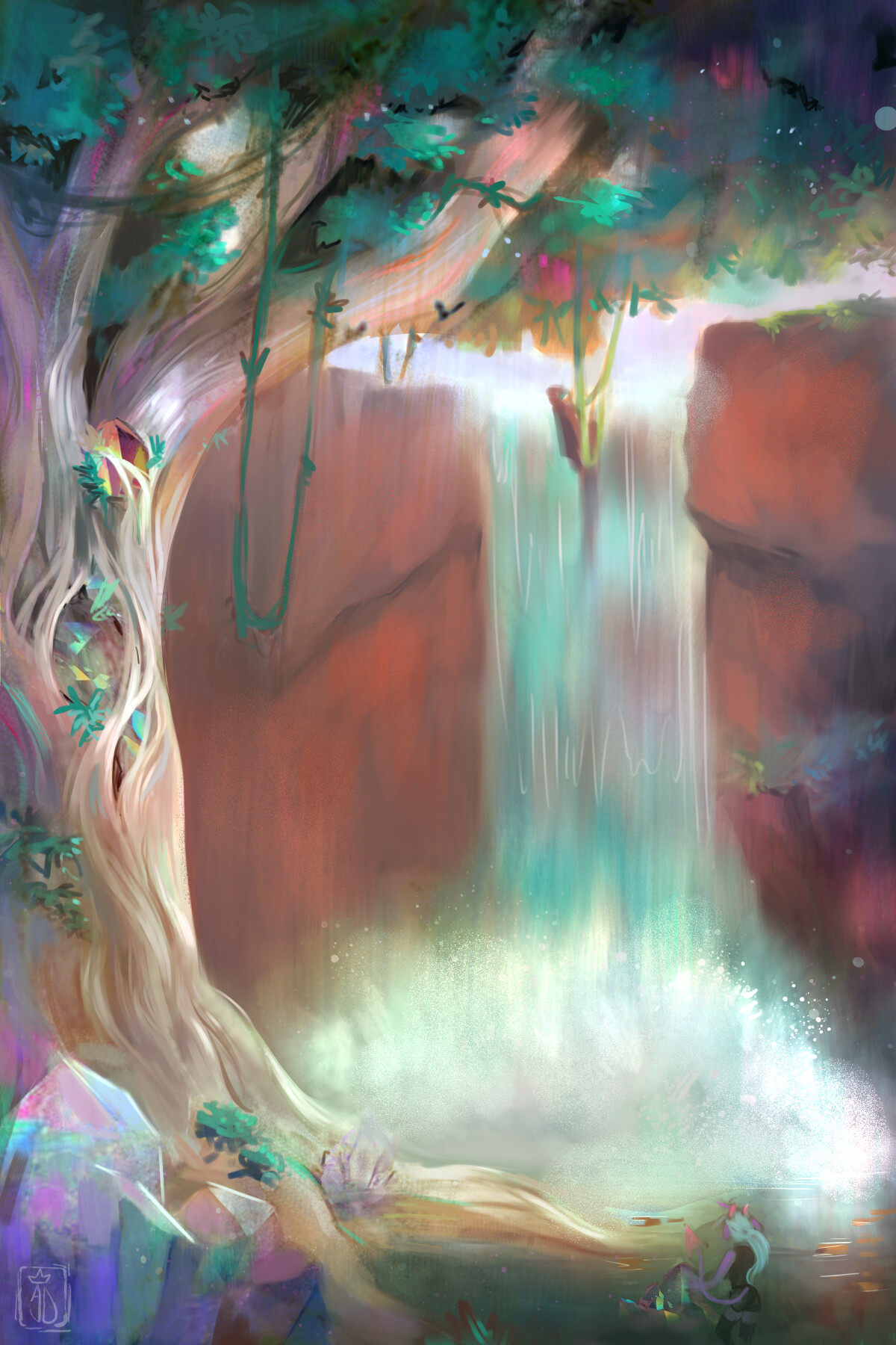 ArtStation - Tree of Prismatic Overgrowth