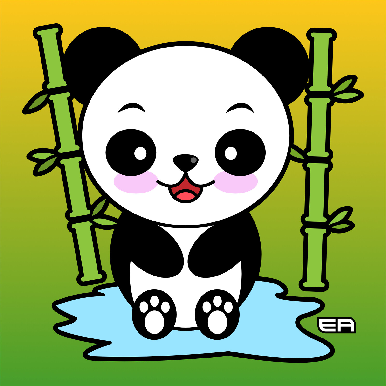 ERION ARTWORK - Cute Panda
