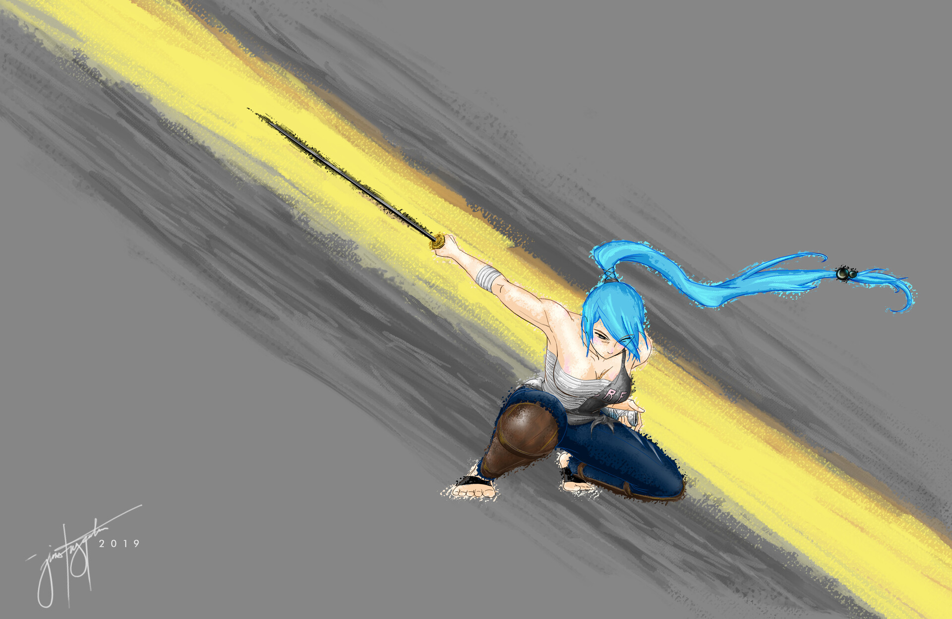 ArtStation - Azure: Katana