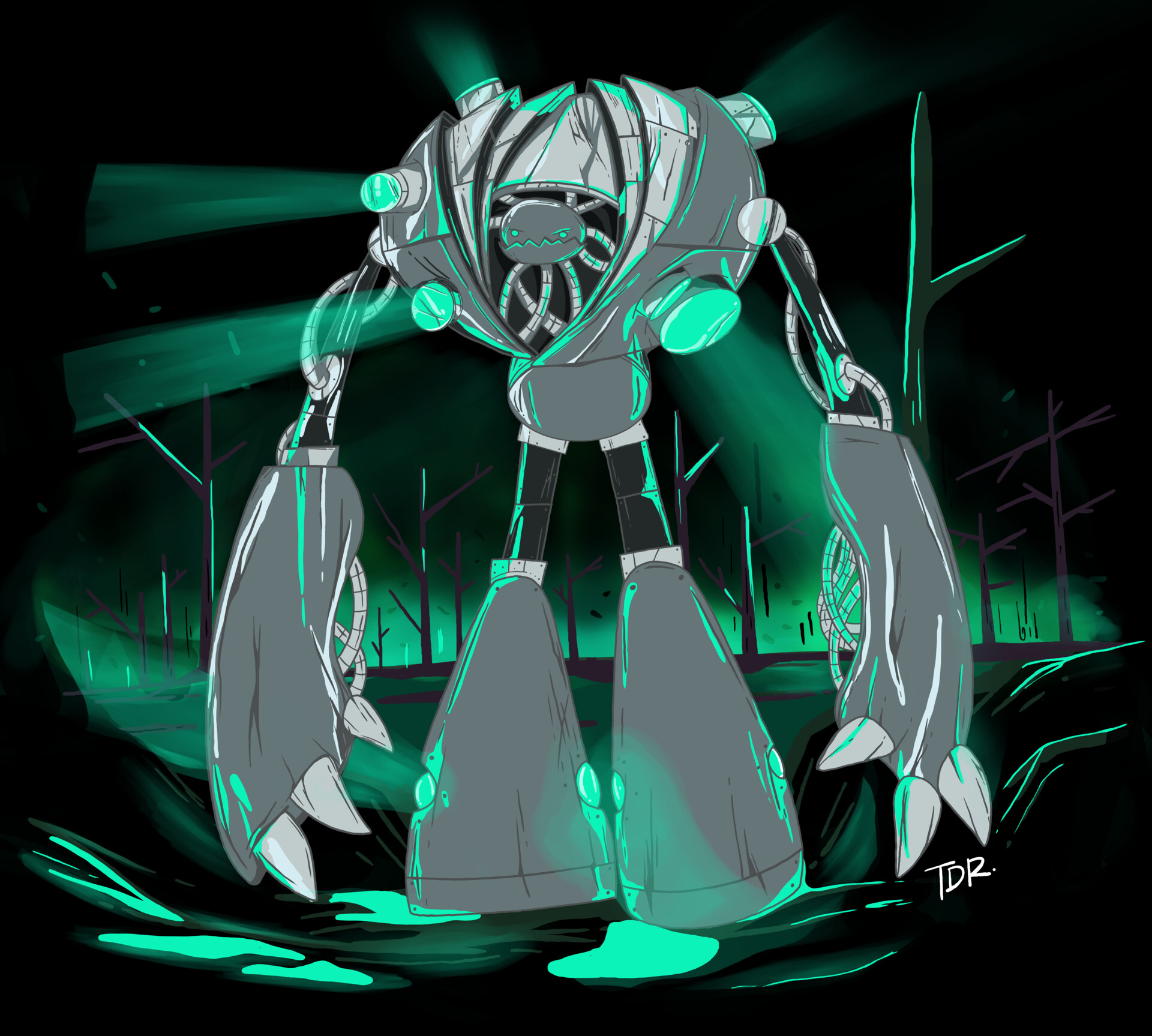 ArtStation - Robotronics VS the machines for evil