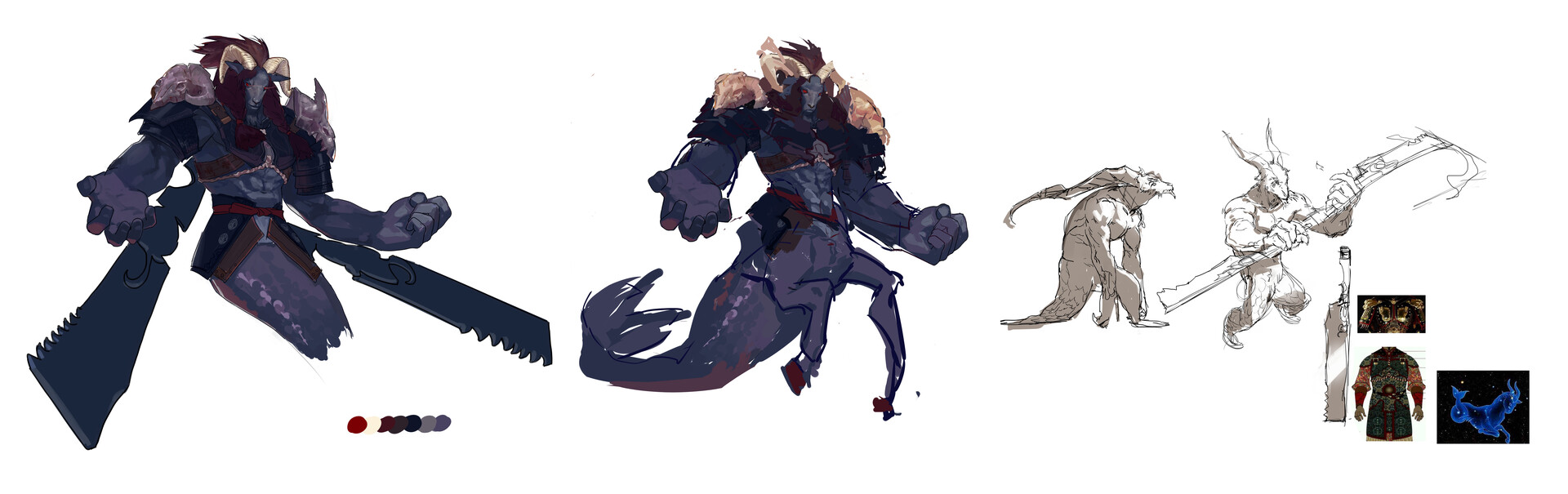 ArtStation - [Black-Capricorn]Capricorn Witch