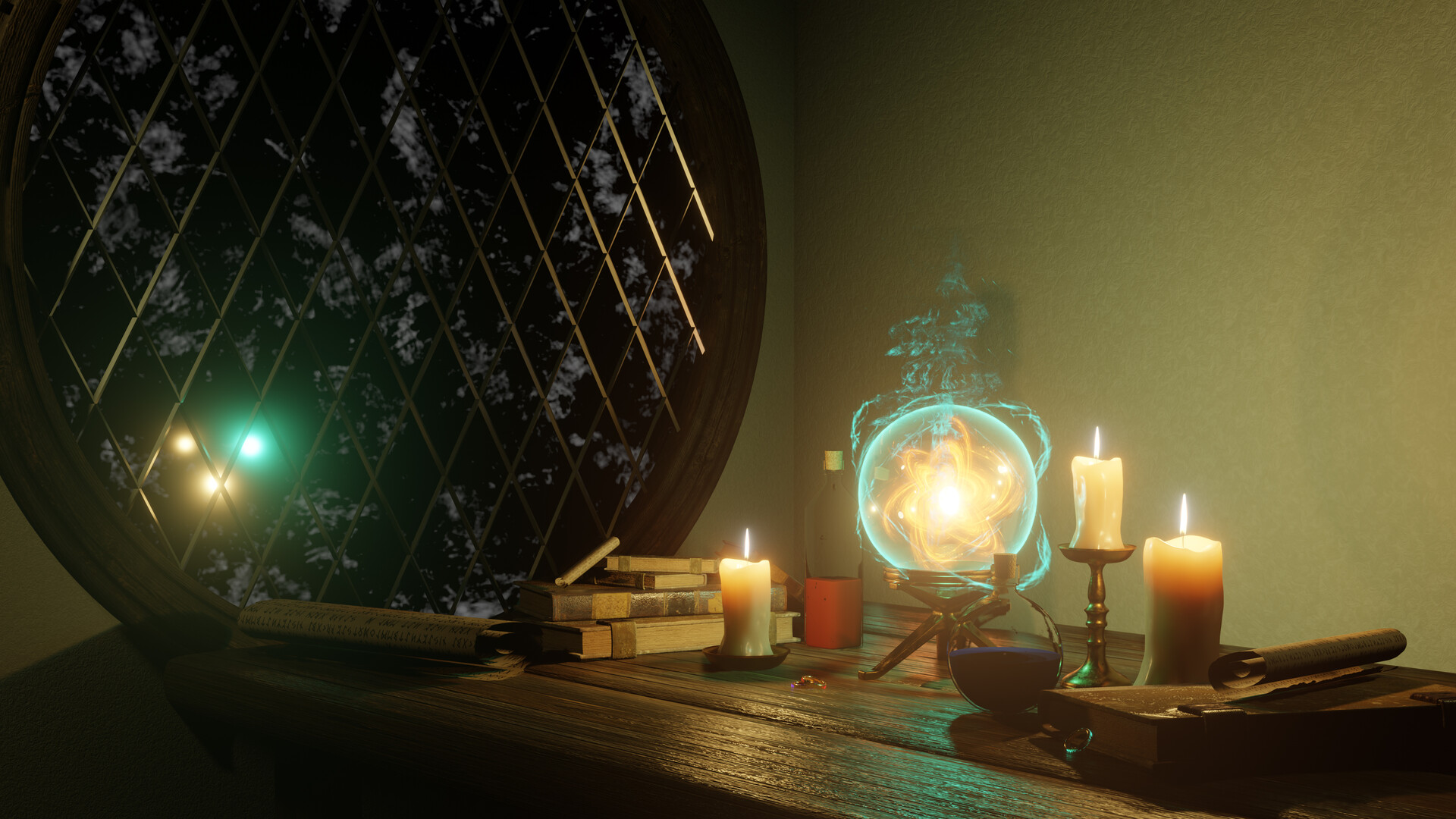 ArtStation - Stylized Witch Table