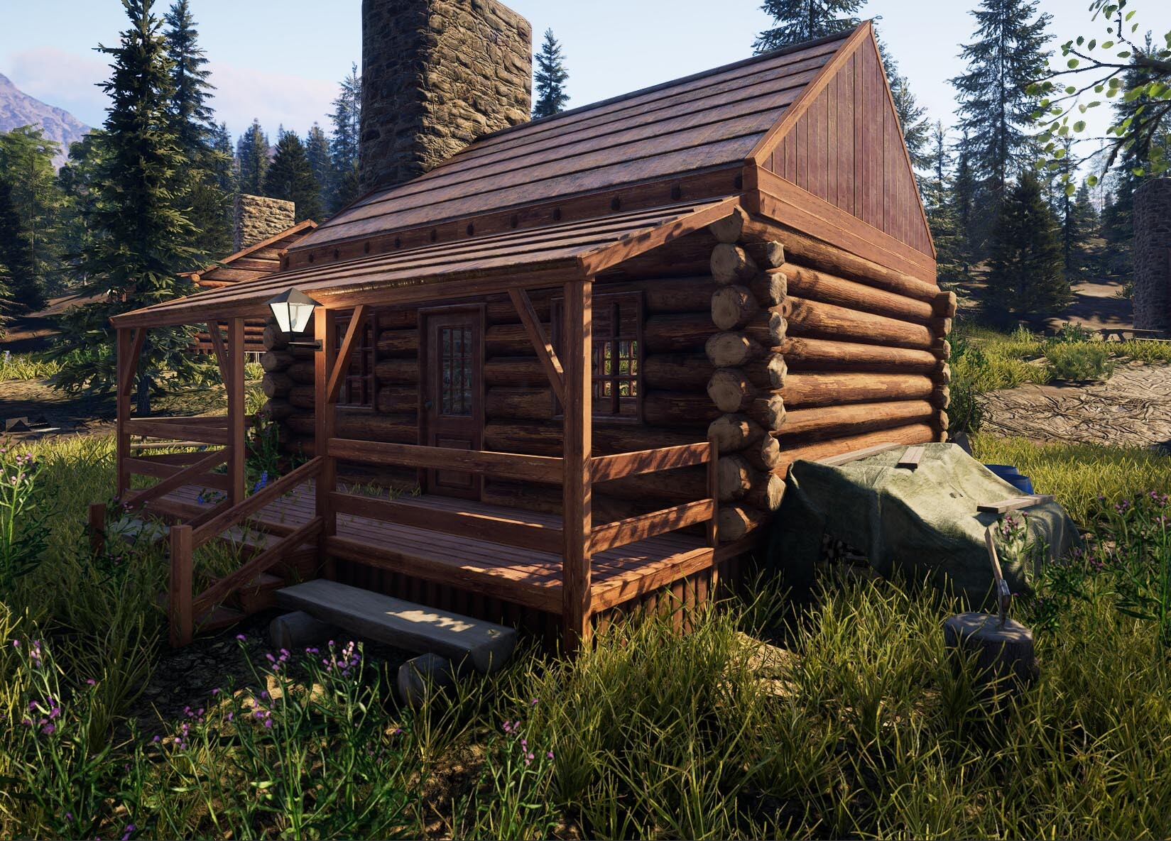 ArtStation - Log Cabins - Call of the Wild: The Angler.
