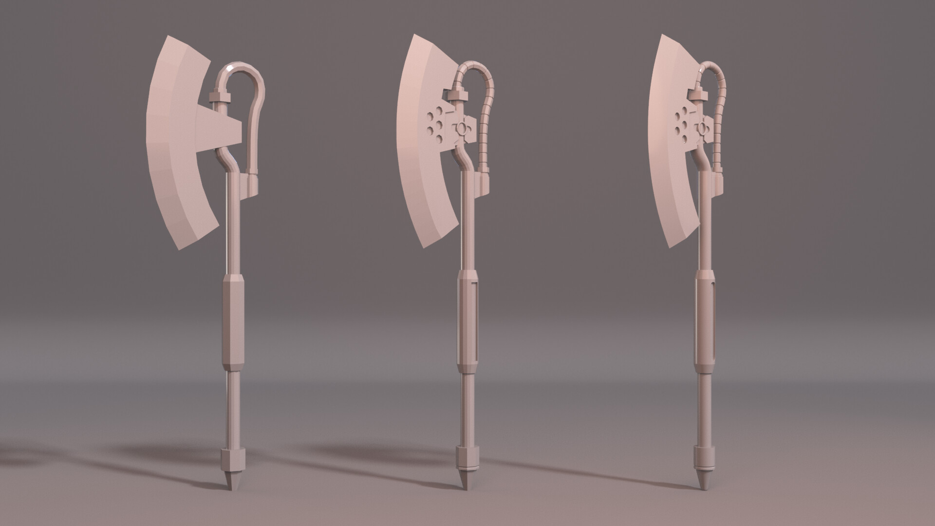 ArtStation - Axe from Gundam