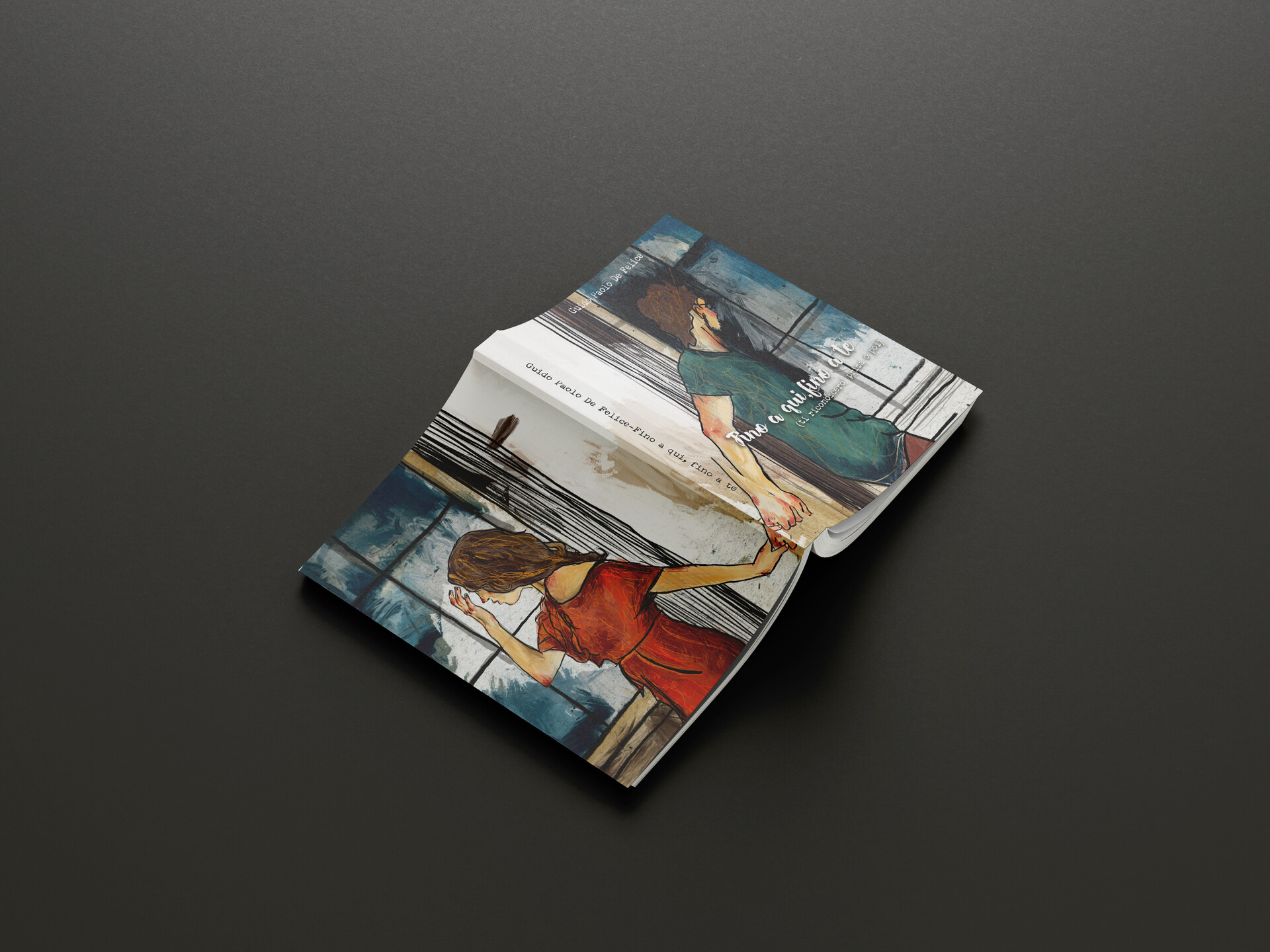 ArtStation - Book cover design & illustration - Fino a qui, fino a te