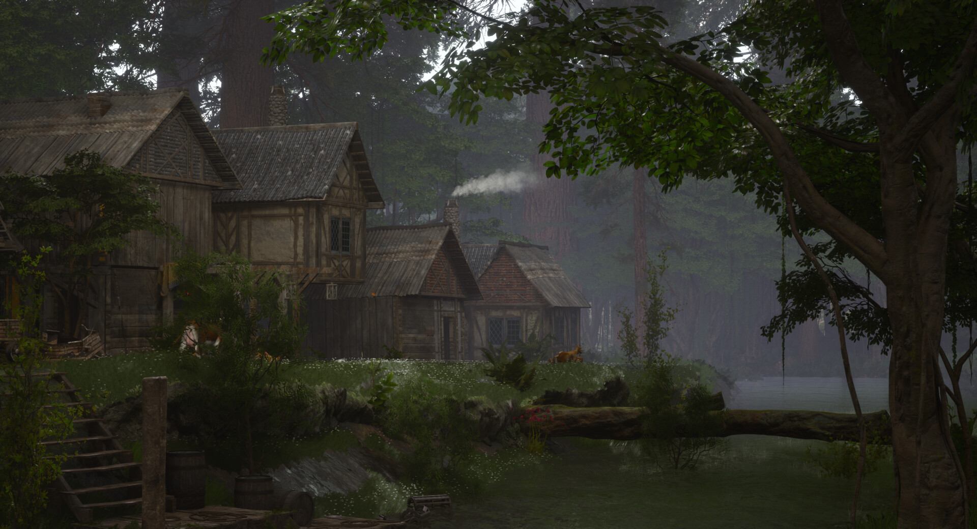 ArtStation - Medieval Country Village.
